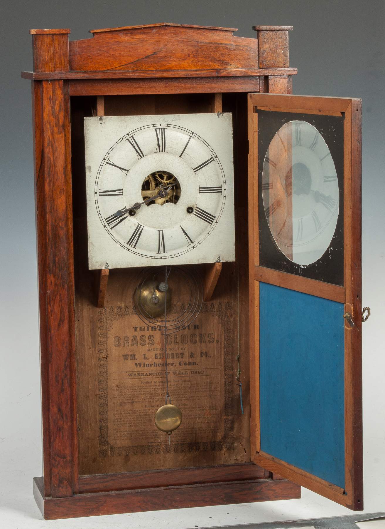 William Gilbert Shelf Clock, Winchester, CT | Cottone Auctions