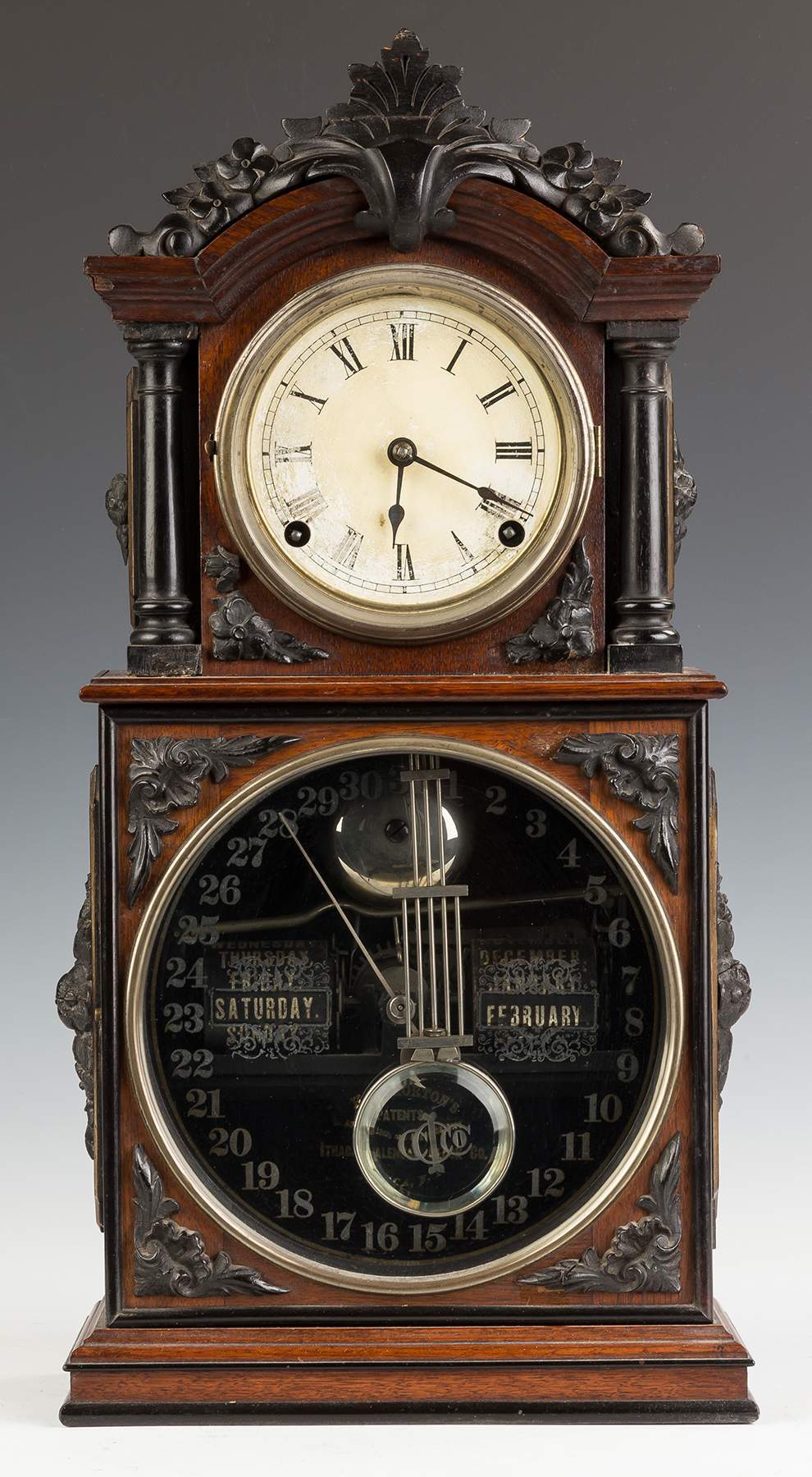 Ithaca 3 1/2 Parlor Shelf Clock | Cottone Auctions