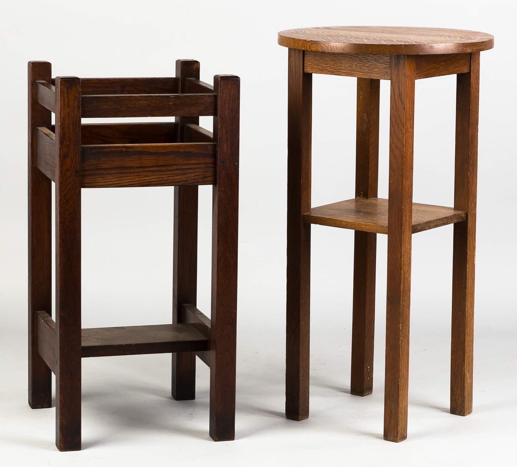 Two Arts & Crafts Plant Stands | Cottone Auctions