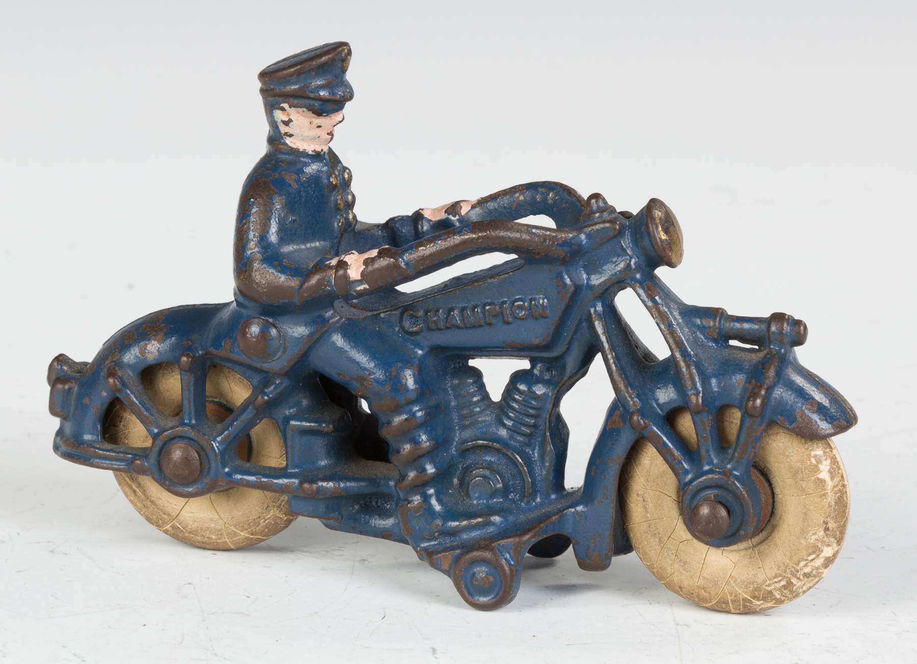 Cast Iron Champion Motorcycle | Cottone Auctions