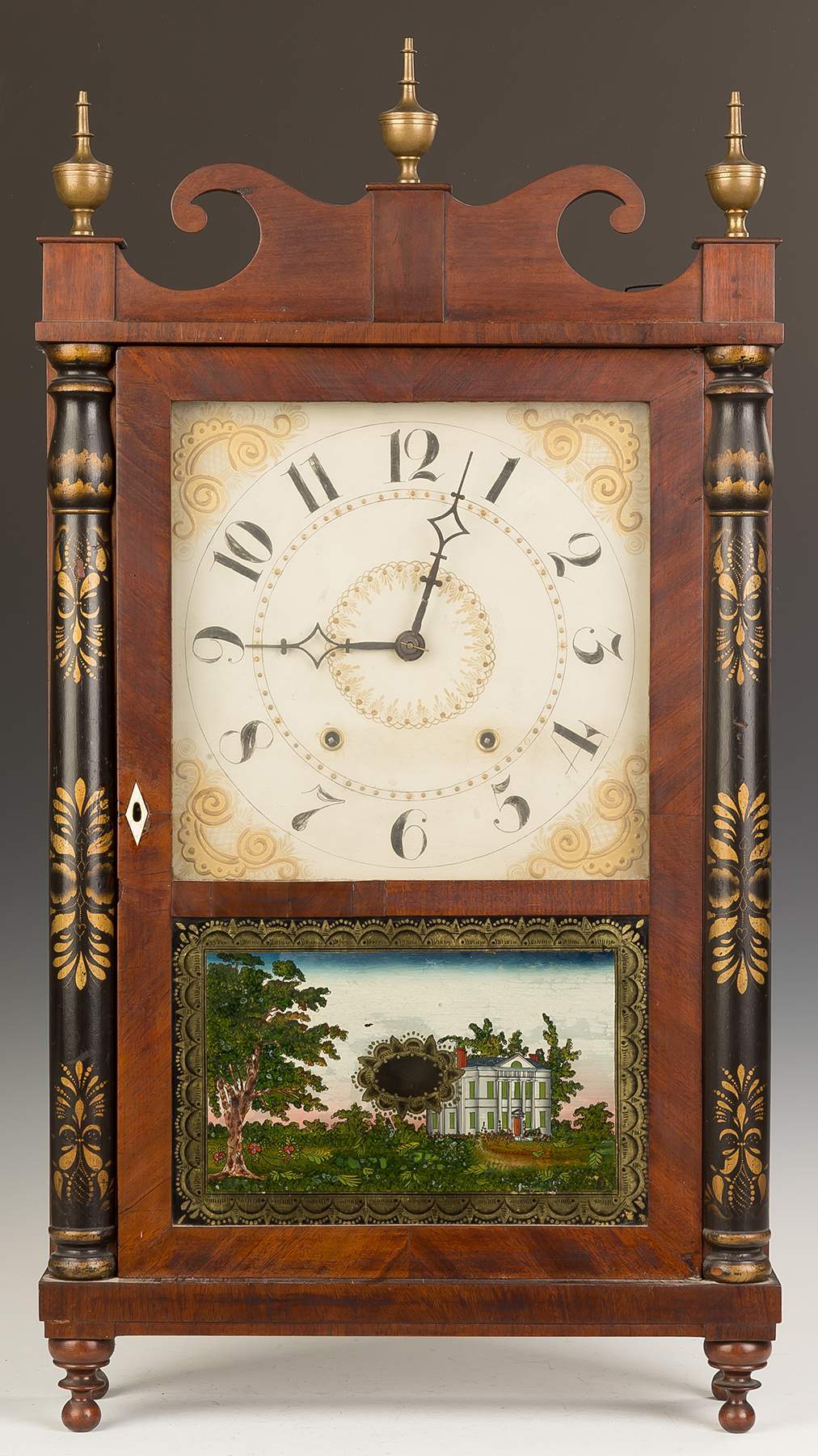 Chauncey Ives Jester Top Shelf Clock | Cottone Auctions