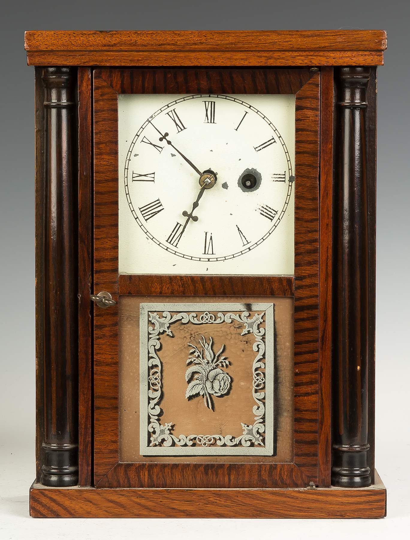 E.N. Welch Miniature Cottage Shelf Clock | Cottone Auctions