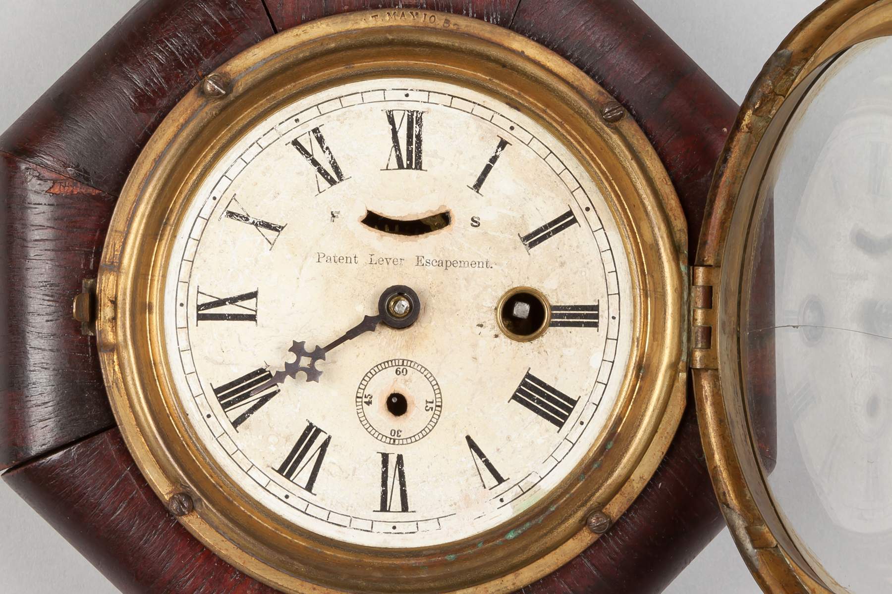 Two Welch Manufacturing Co., Miniature Gallery Clock, Forestville, CT ...