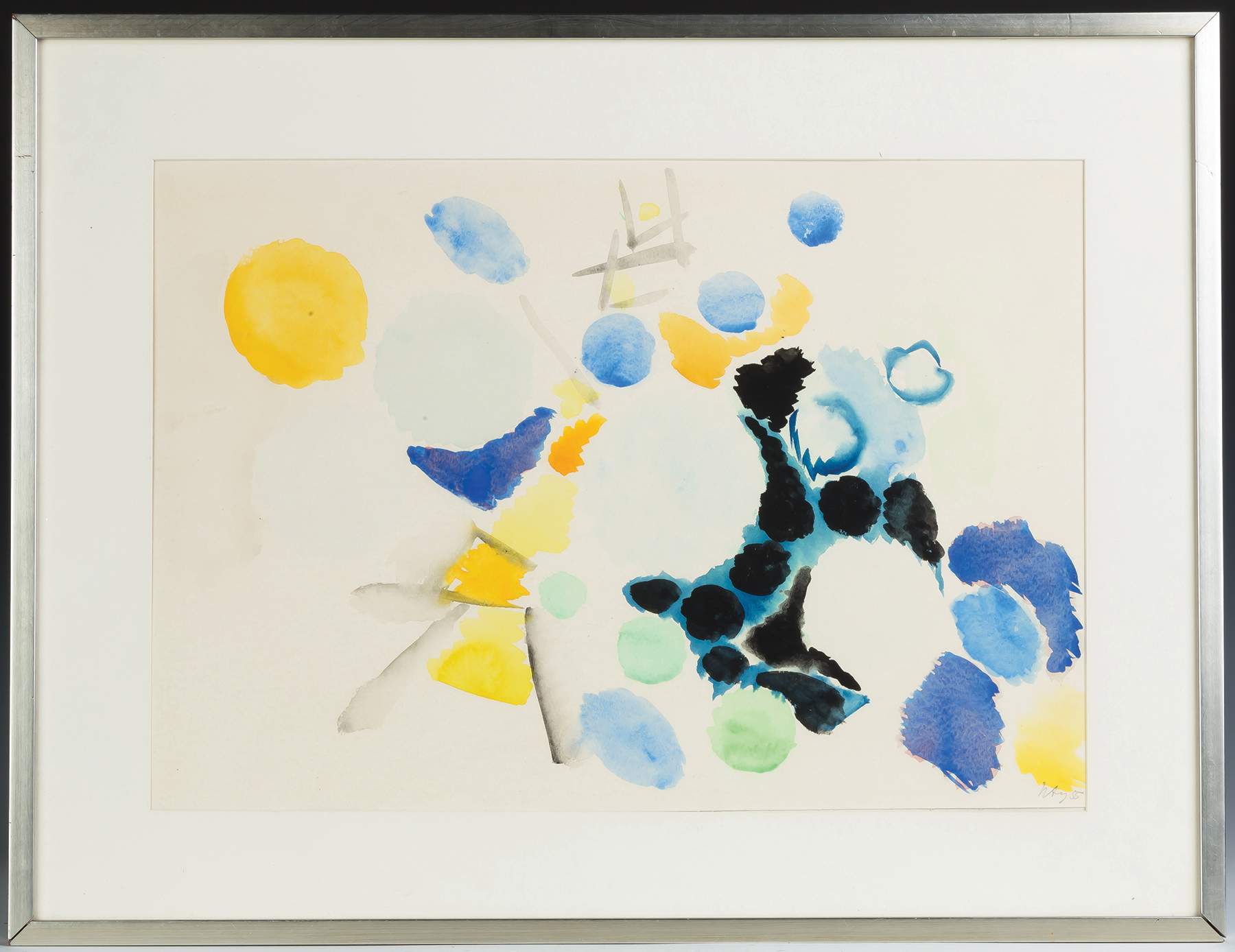 Ernst Wilhelm Nay (German, 1902-1968) Watercolor | Cottone Auctions