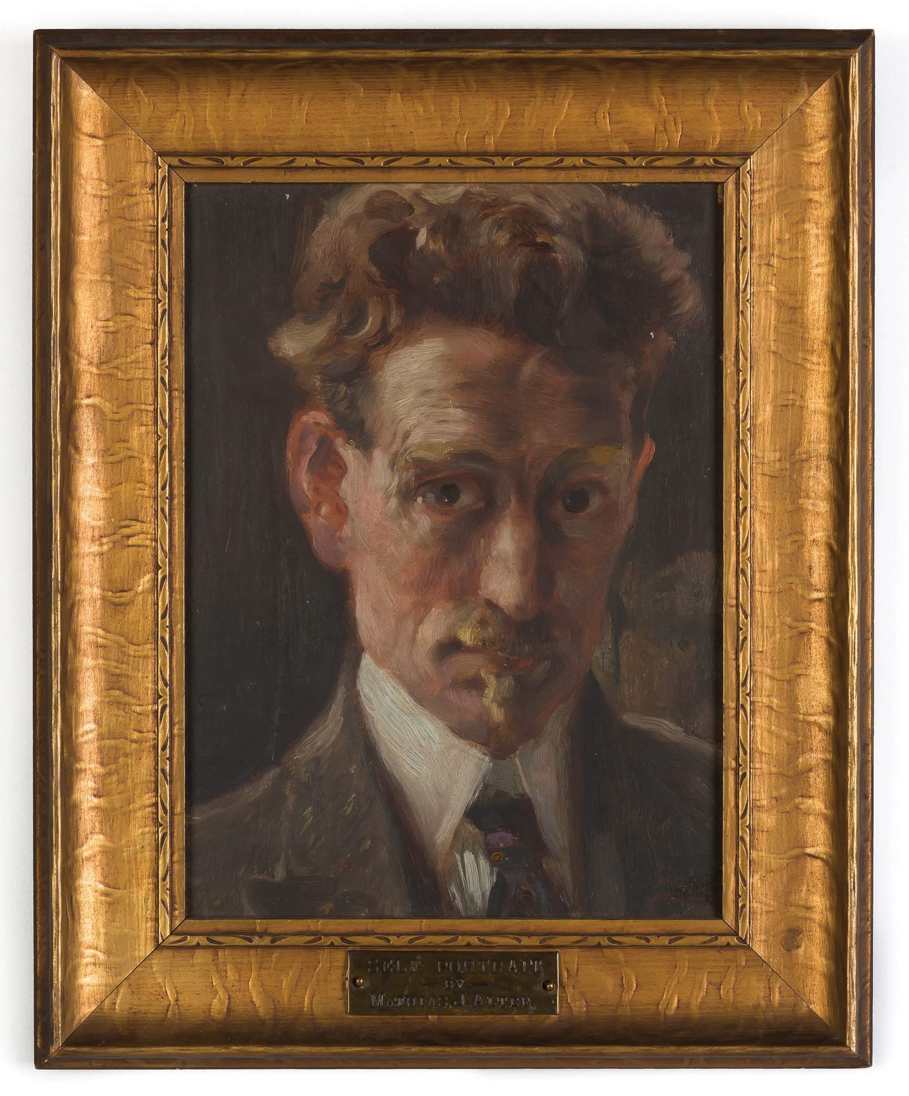 Mathias J. Alten (American, 1871-1938) "Self Portrait" | Cottone Auctions