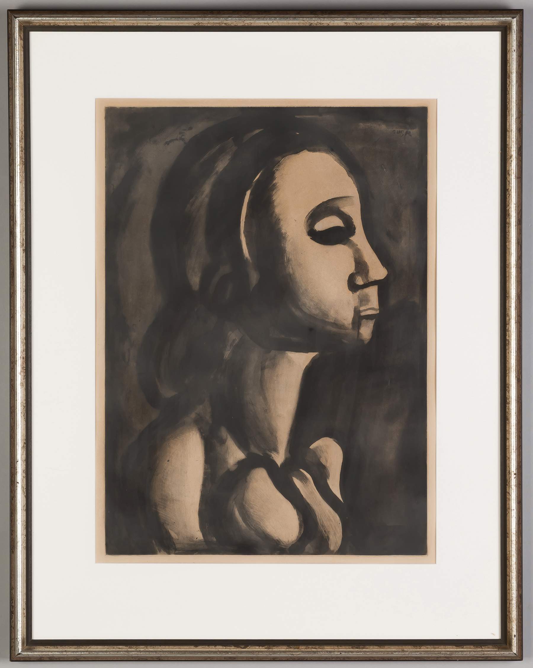 Georges Henri Rouault (French, 1871-1958) "Dame du haut quartier croit ...