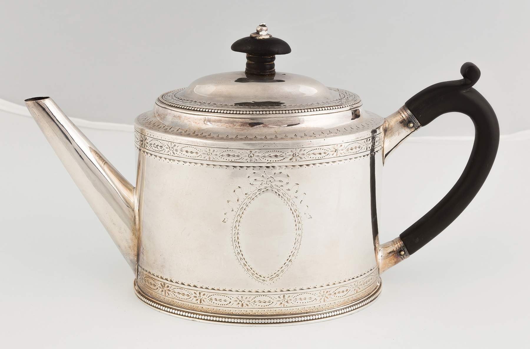 Hester Bateman, London, Sterling Silver Teapot | Cottone Auctions