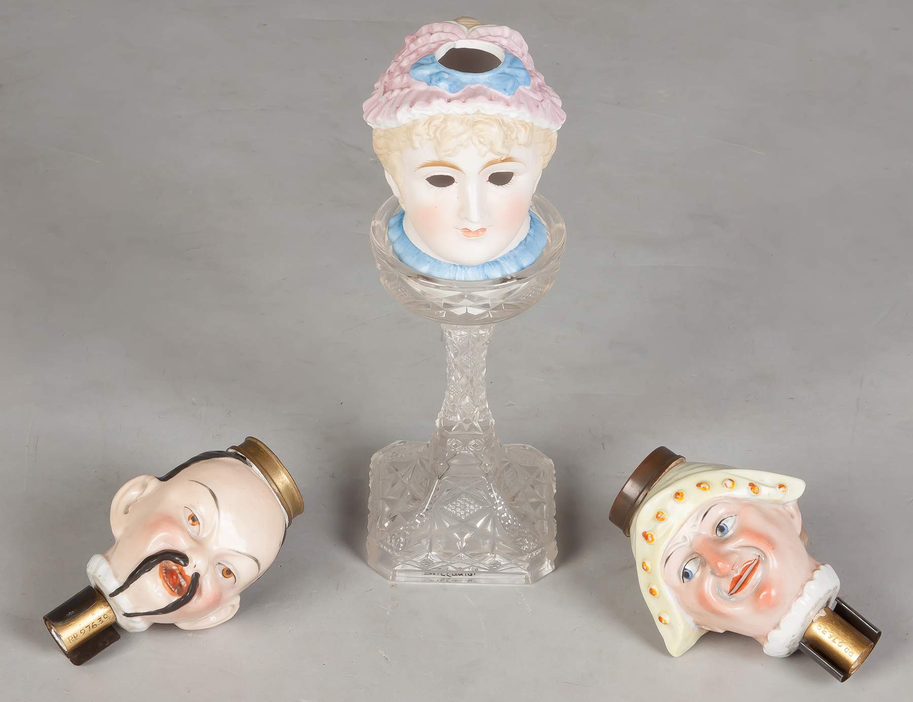 Porcelain and Bisque Lamp Heads | Cottone Auctions
