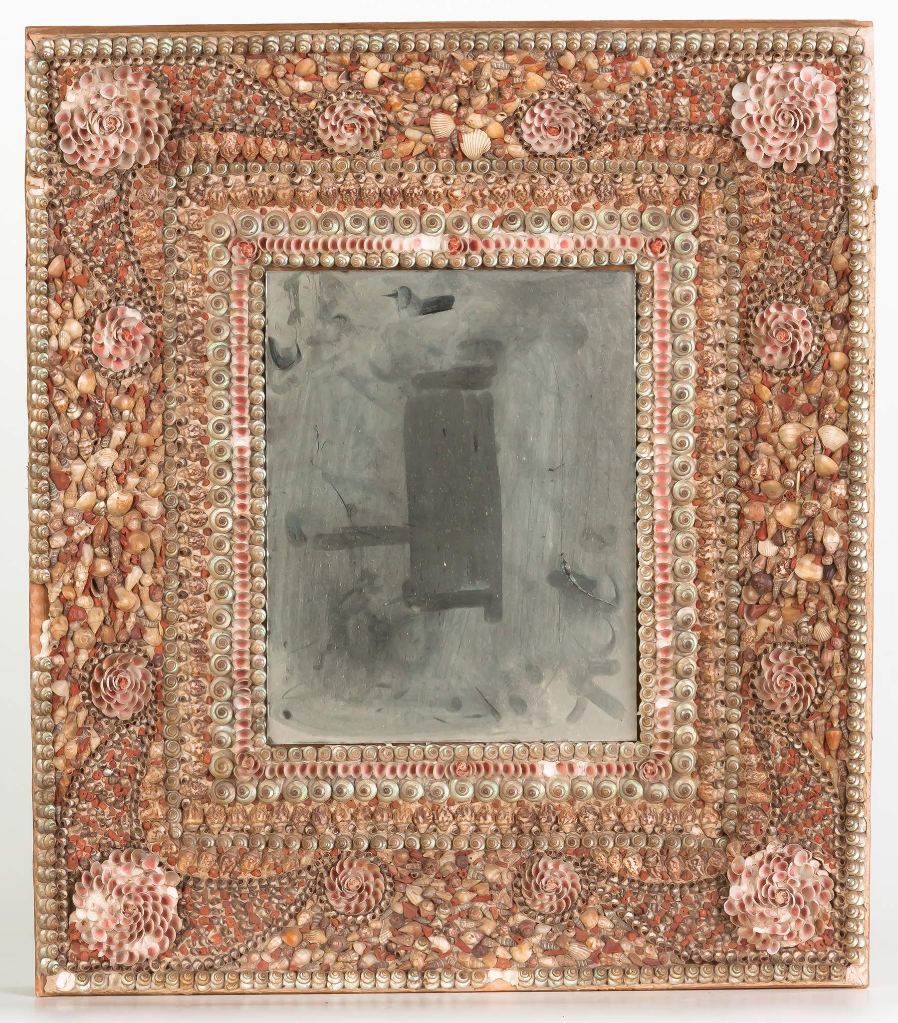Victorian Sea Shell Mirror | Cottone Auctions