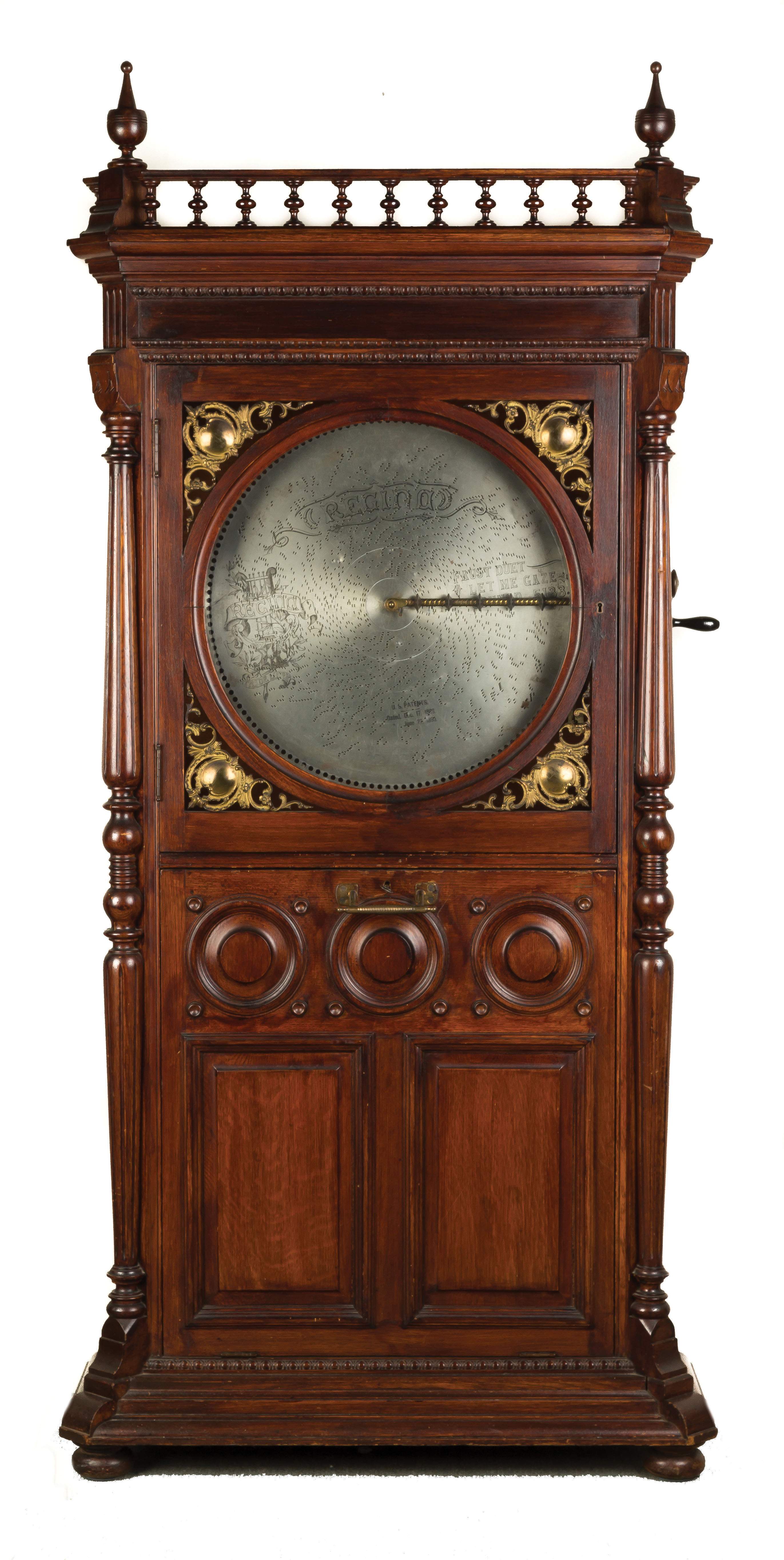 Regina Upright Double Comb Music Box | Cottone Auctions