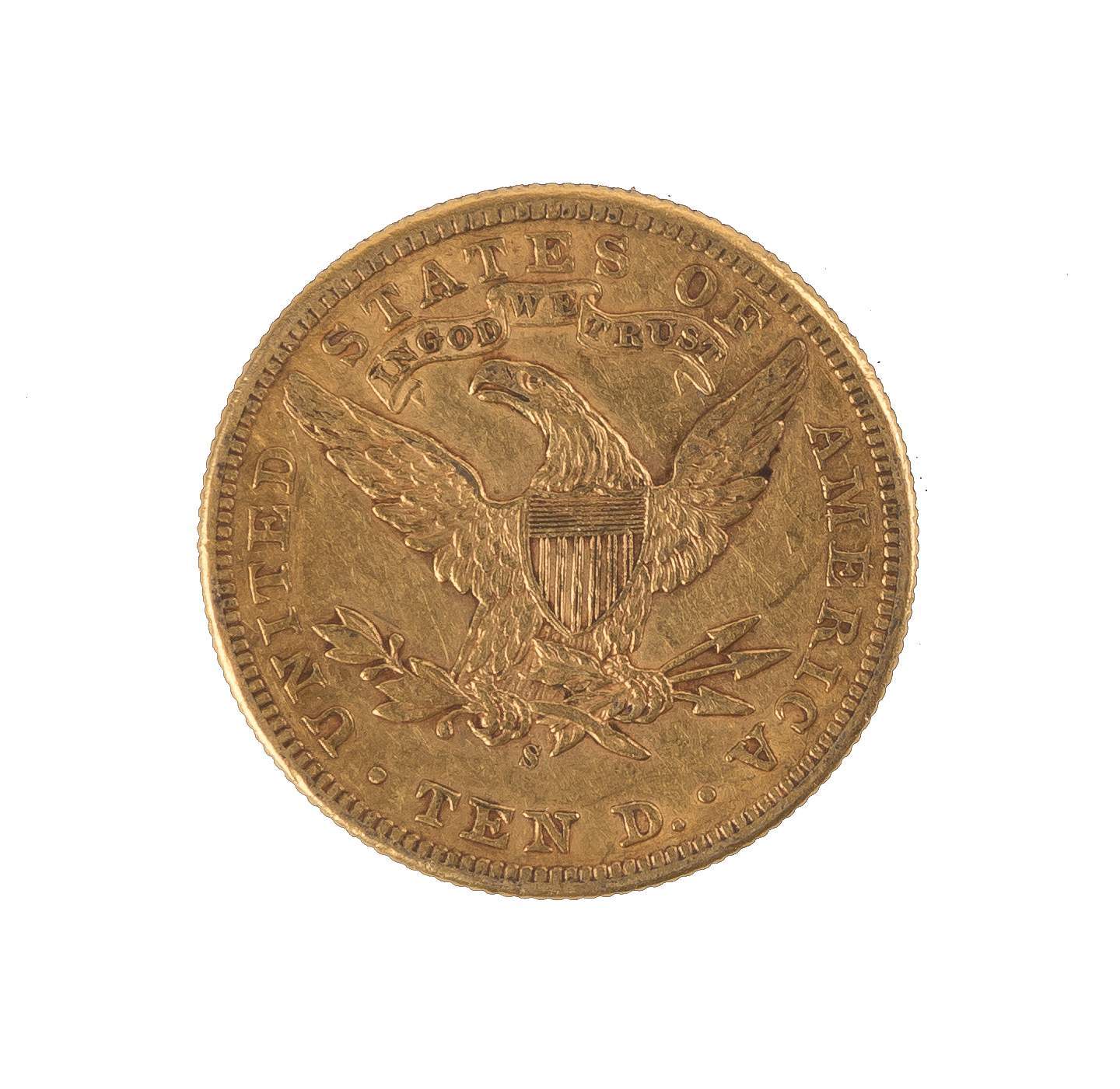 1898 Ten Dollar Liberty Head Gold Coin | Cottone Auctions
