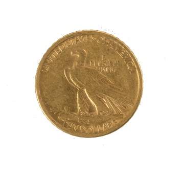 1908 Ten Dollar Indian Head Gold Coin | Cottone Auctions