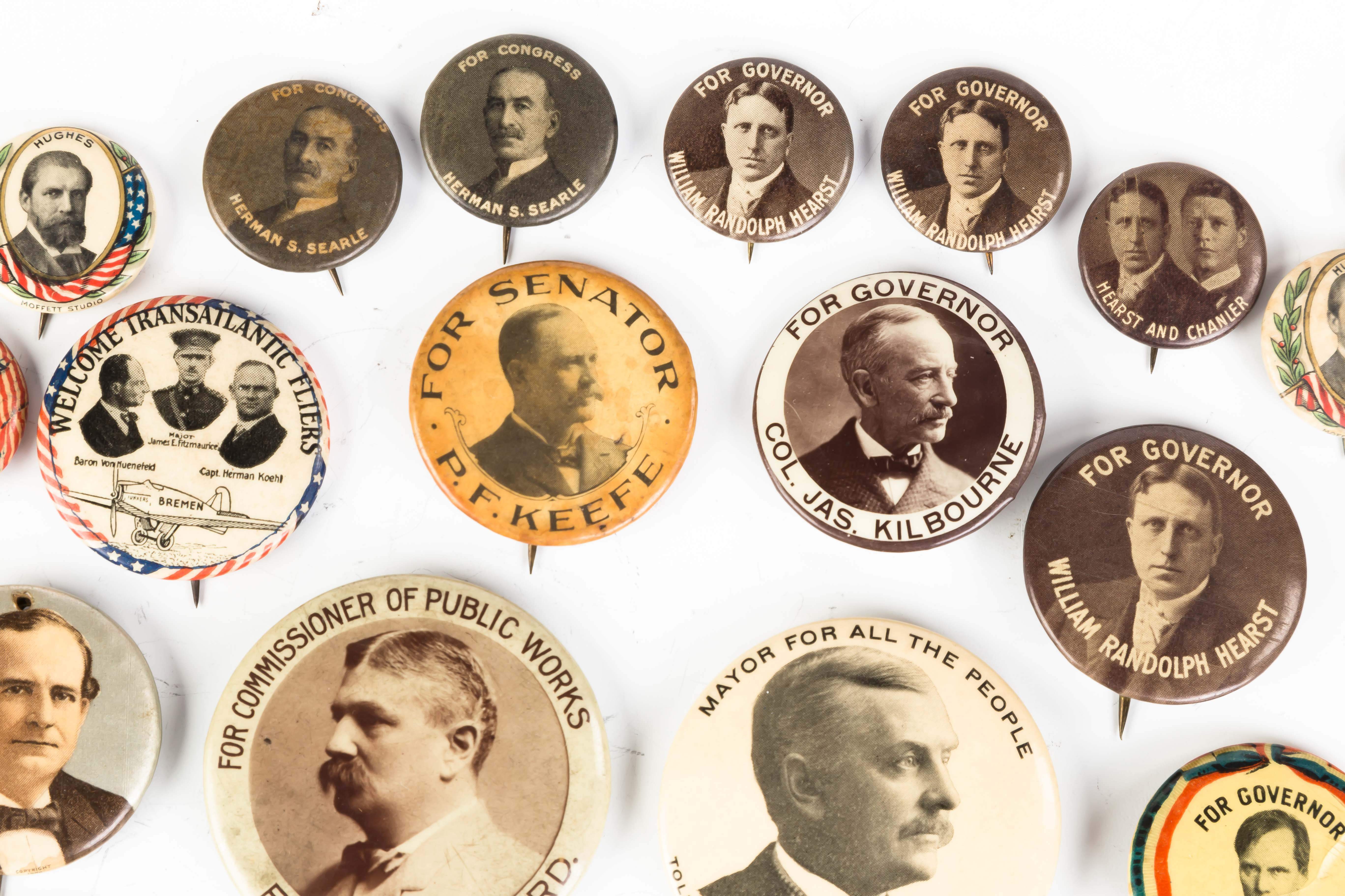 Group of Various Political Buttons | Cottone Auctions