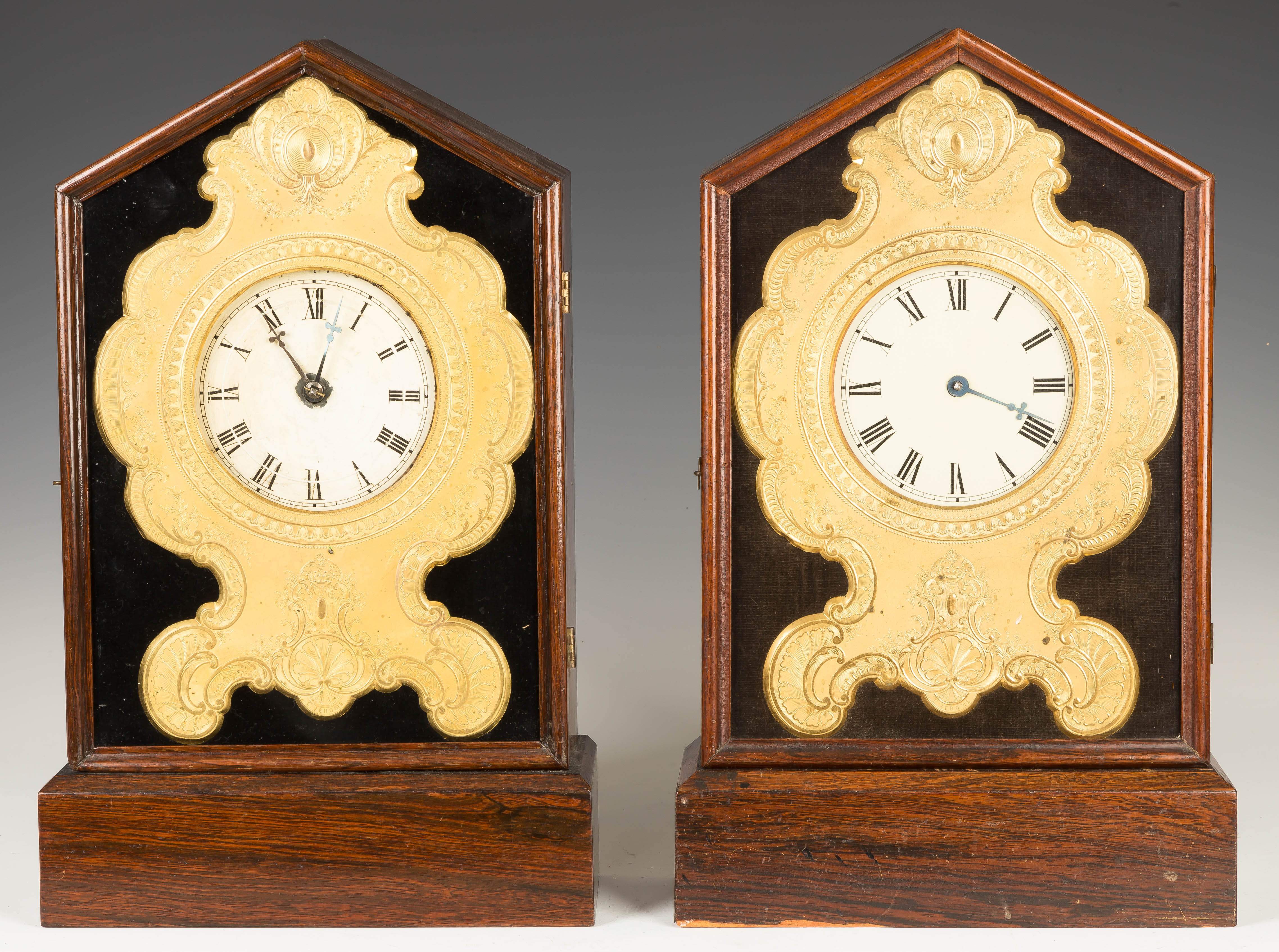 Two Terhune & Edwards Shelf Clocks | Cottone Auctions