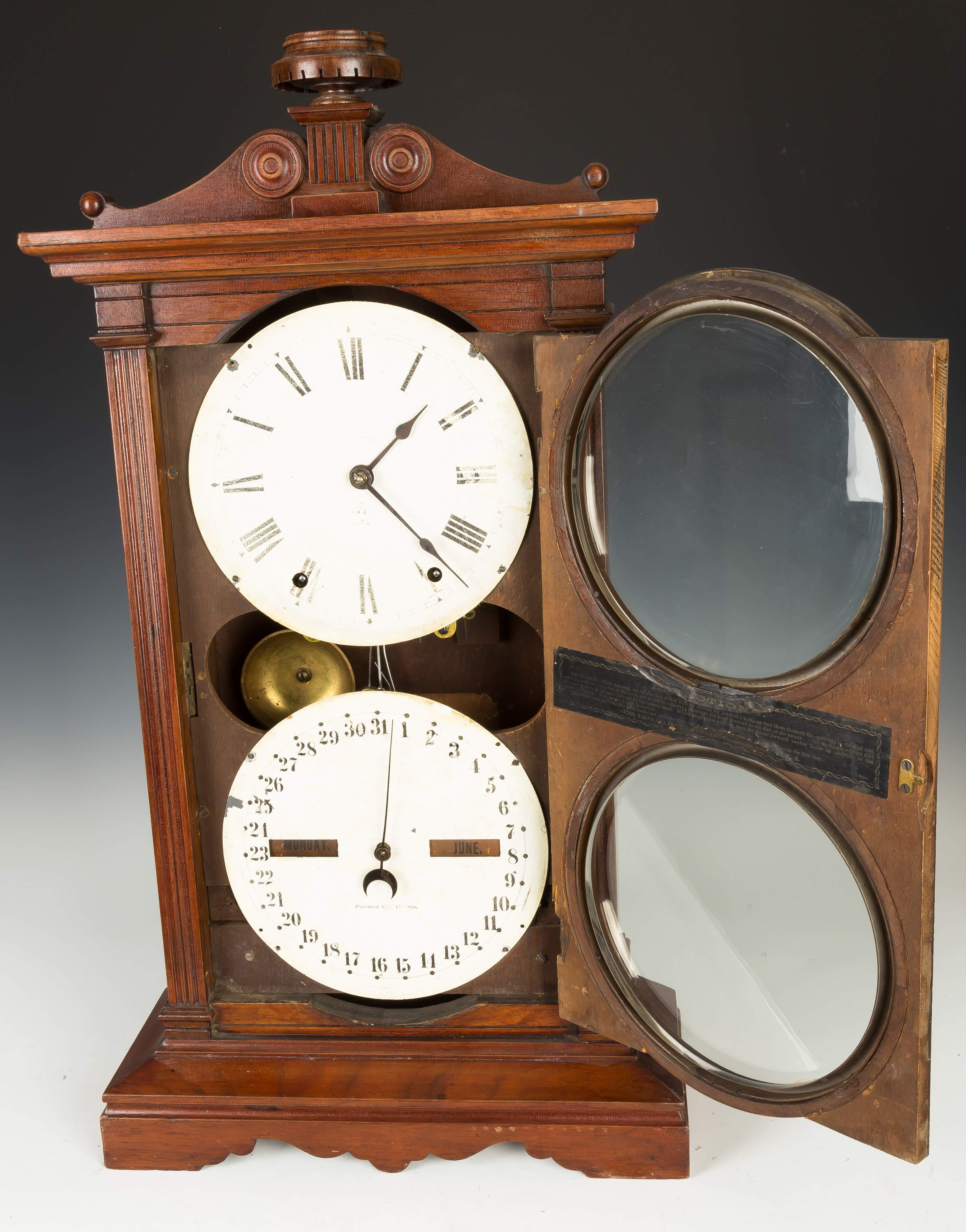 Seth Thomas Calendar Shelf Clock | Cottone Auctions