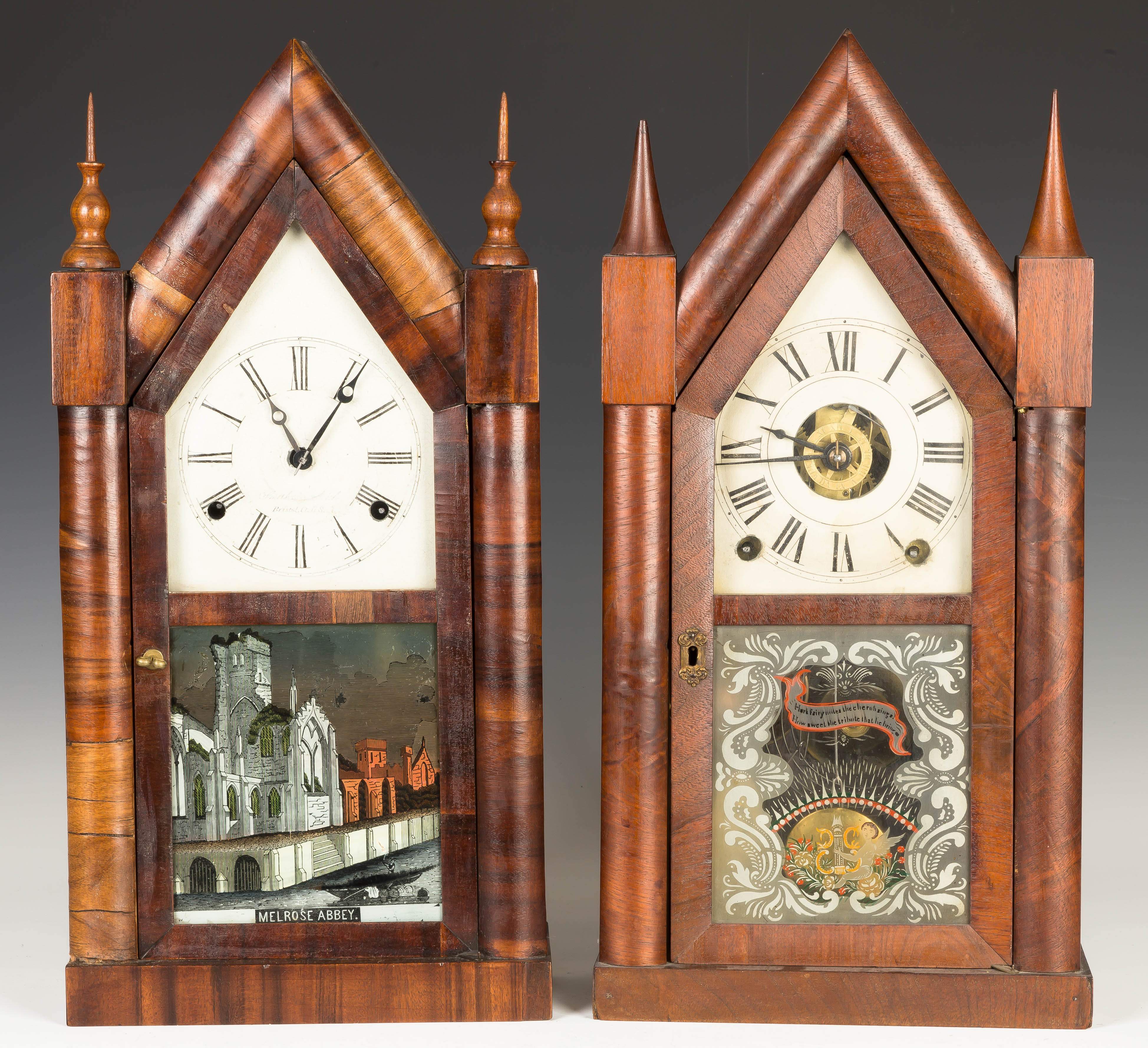 Two Steeple Shelf Clocks | Cottone Auctions