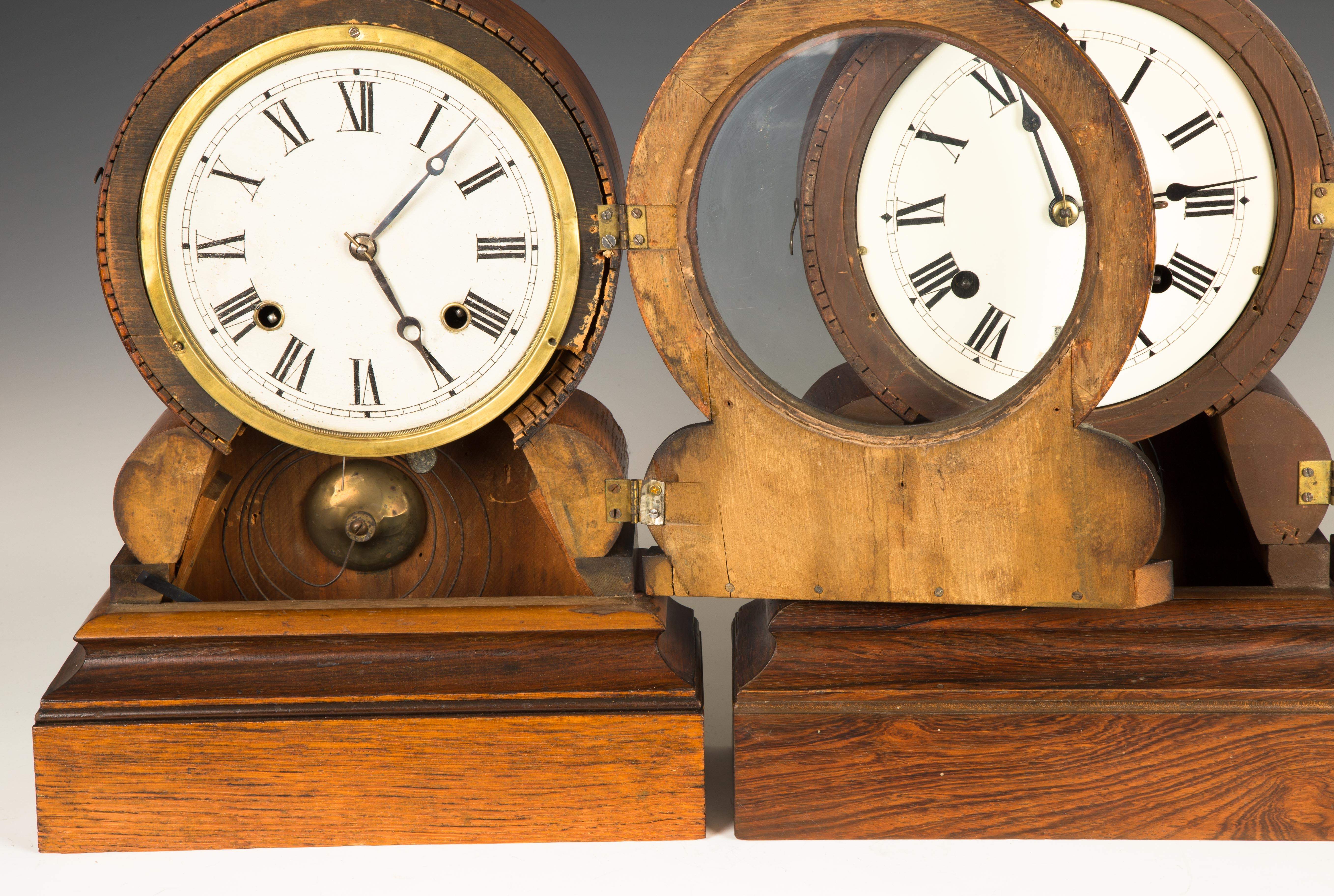 E.N. Welch Grecian Model Shelf Clocks | Cottone Auctions
