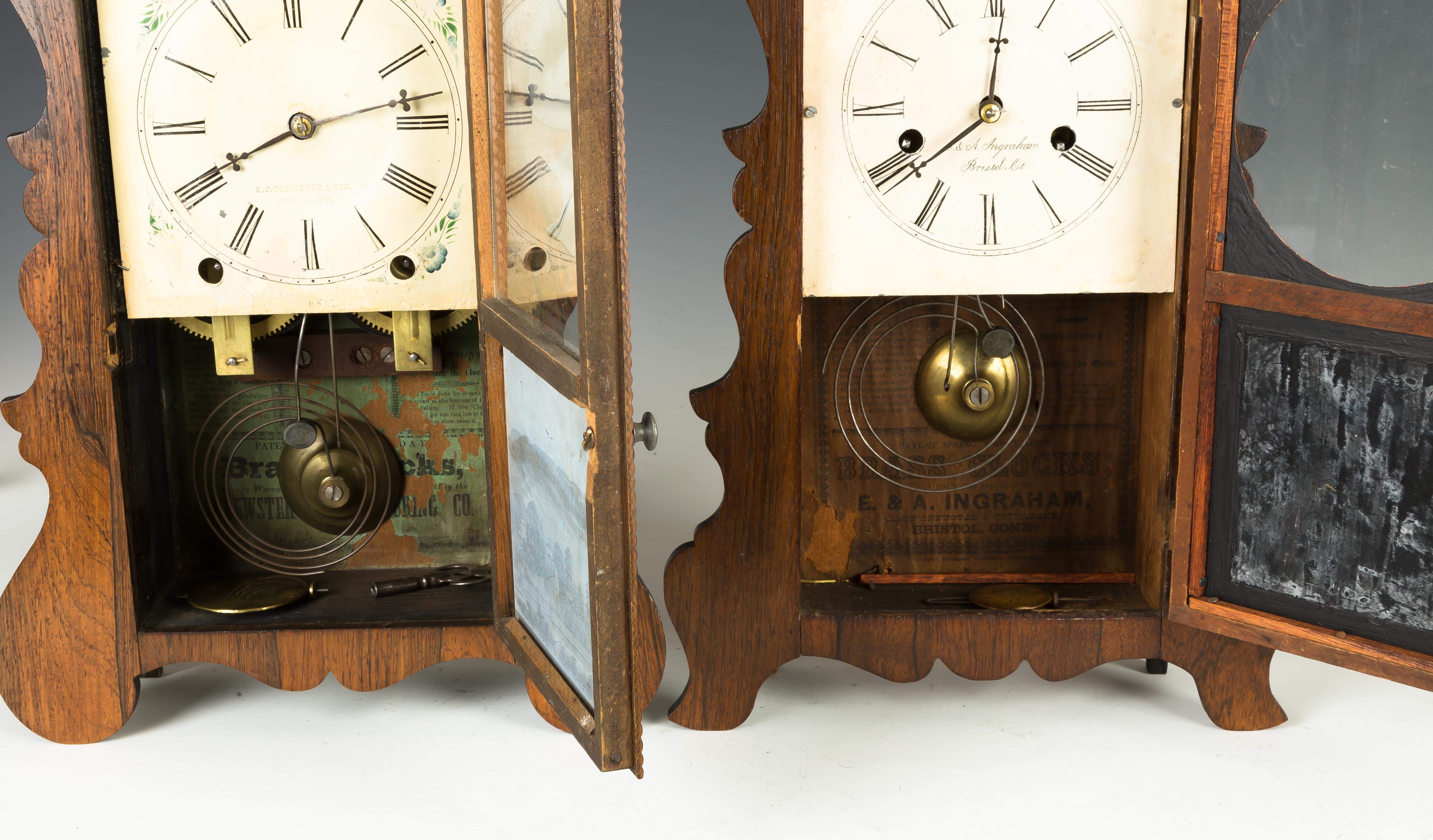 E.C. Brewster and E. & A. Ingraham Shelf Clocks | Cottone Auctions