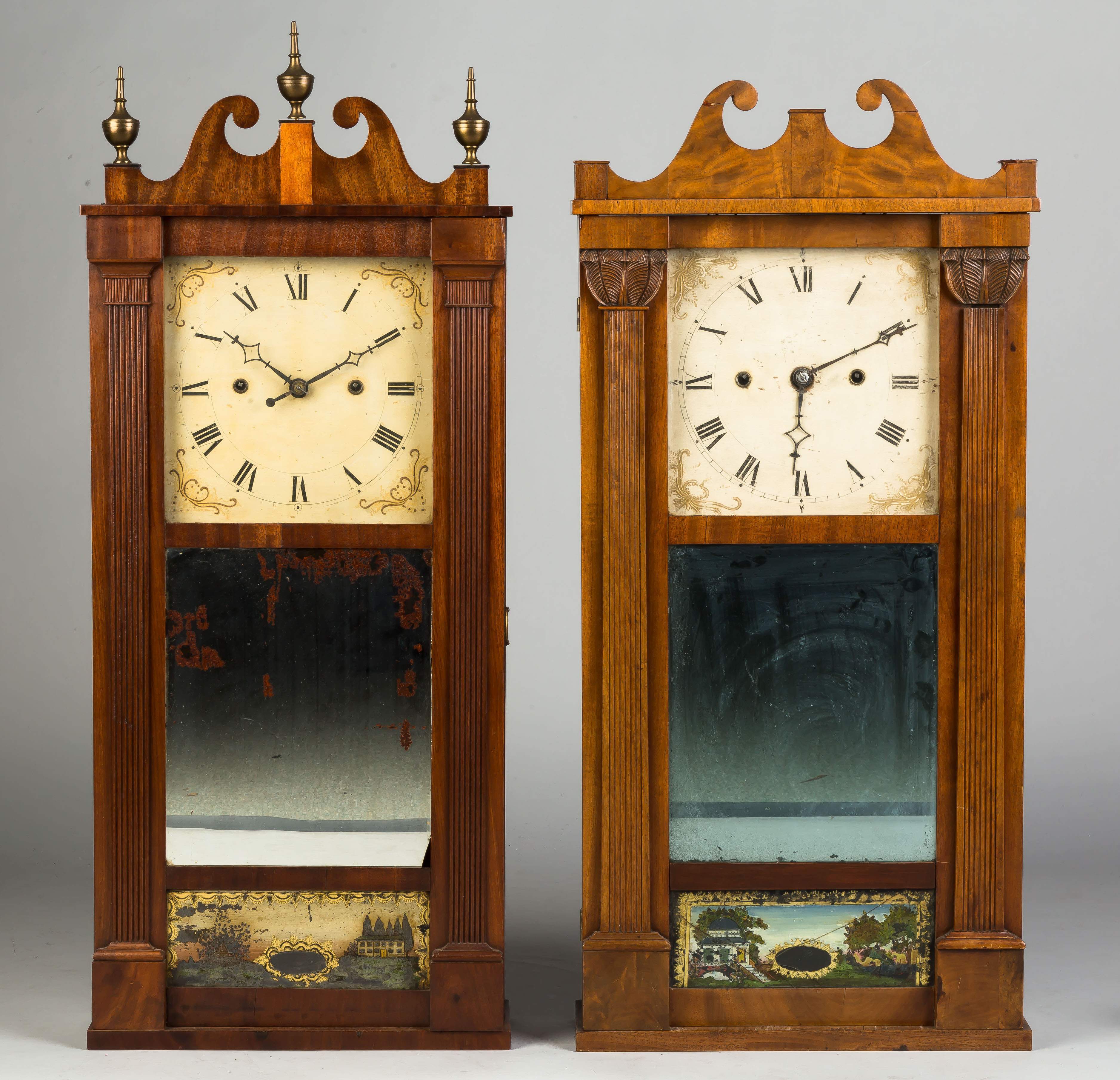 Two Transitional Shelf Clocks | Cottone Auctions