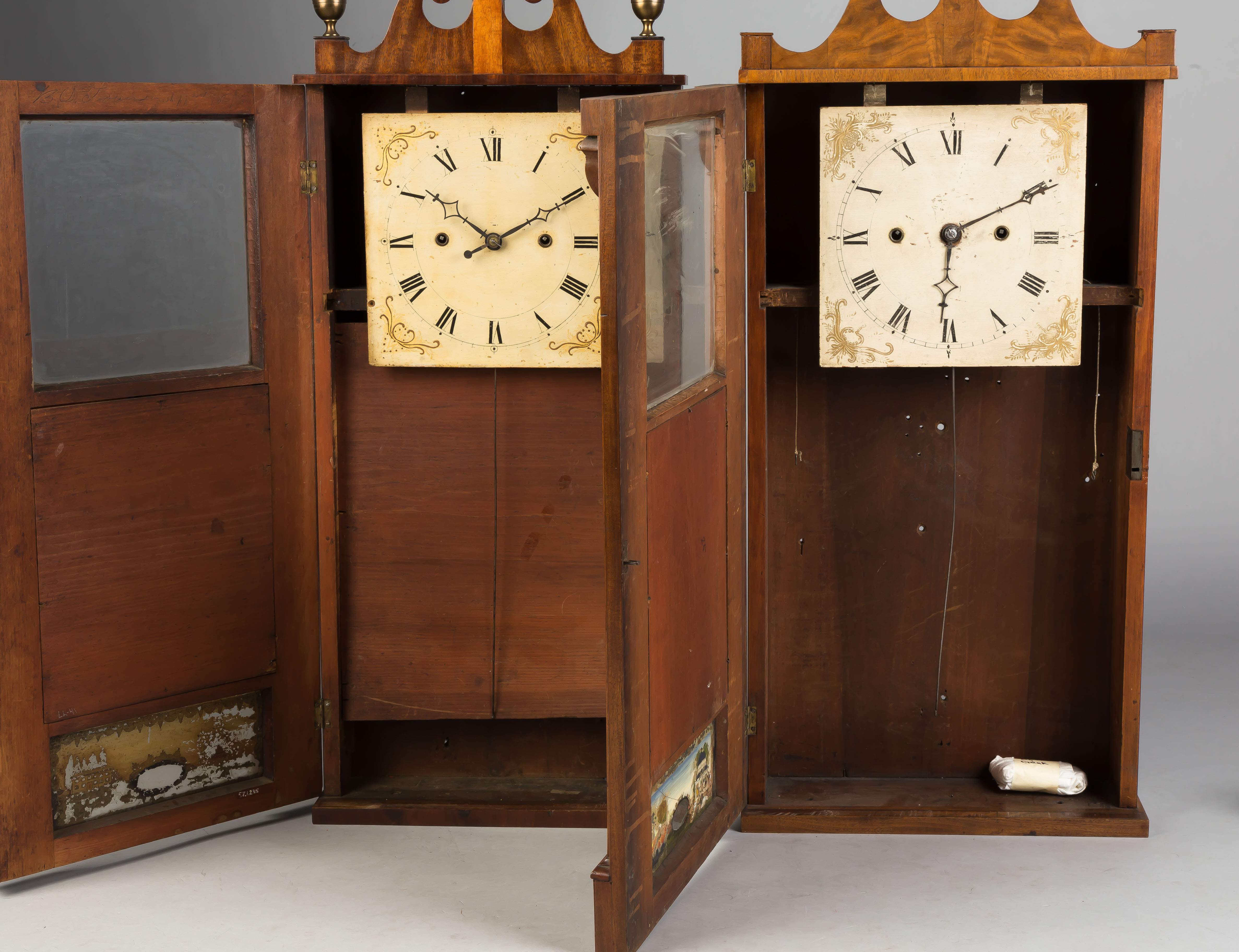 Two Transitional Shelf Clocks | Cottone Auctions