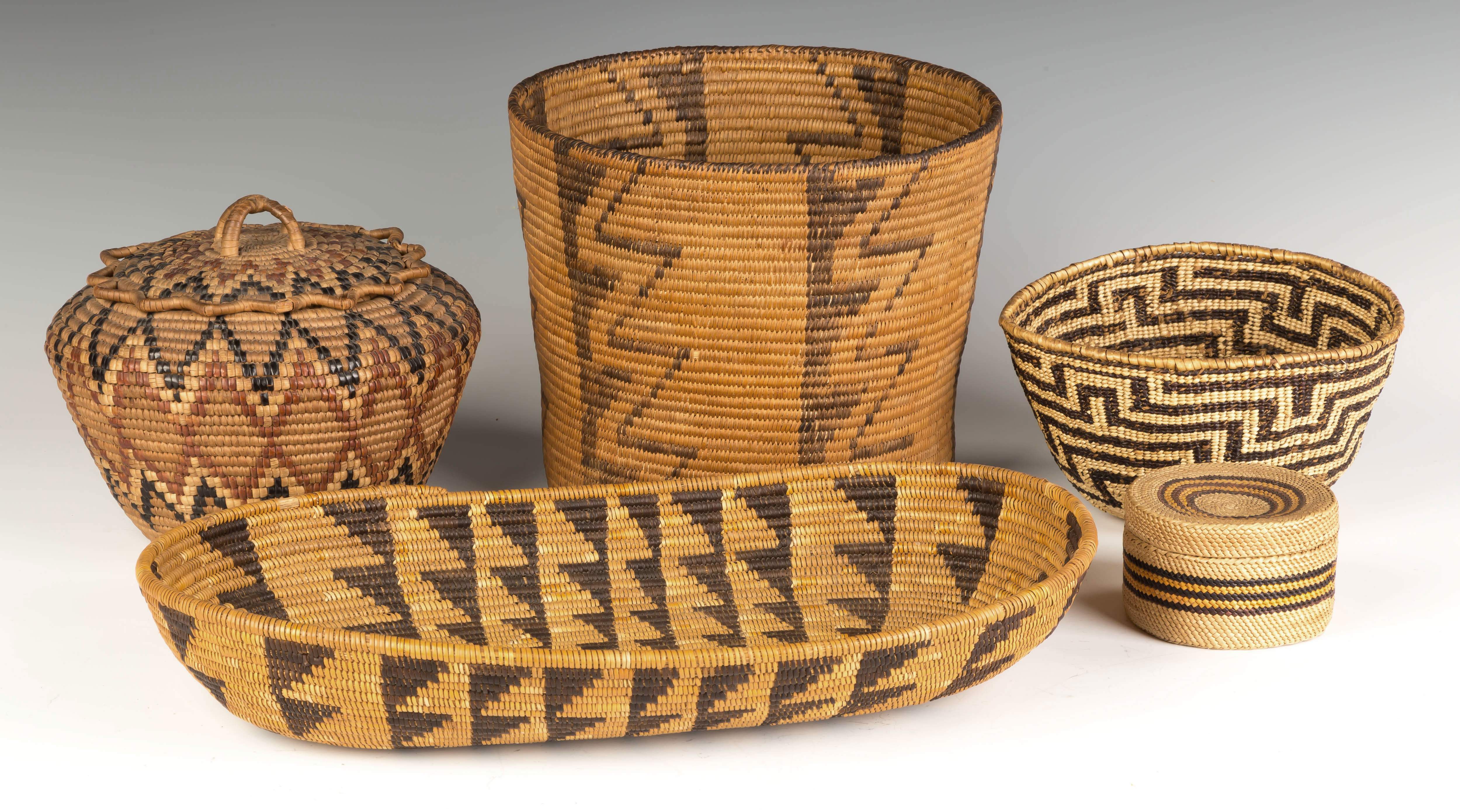 Group of Native American Baskets | Cottone Auctions