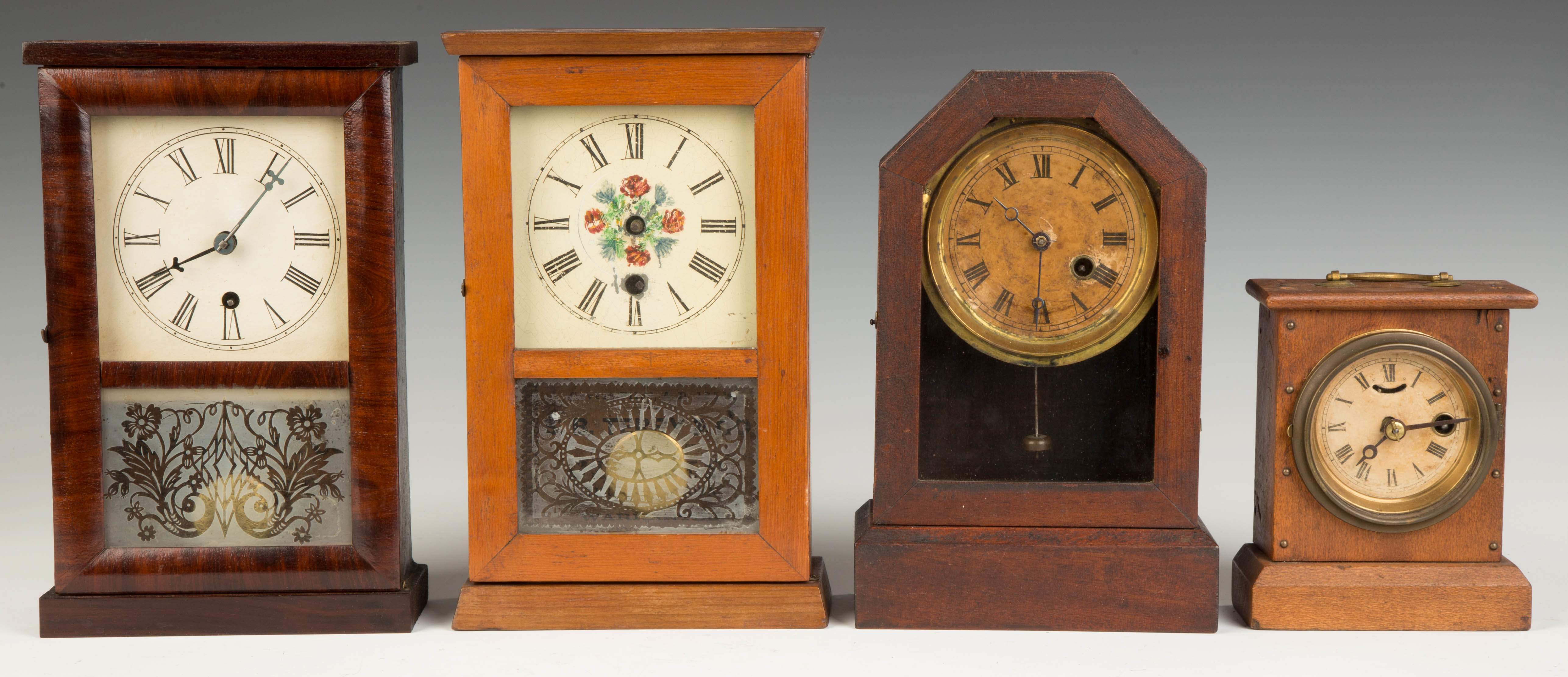 Four Miniature Cottage Clocks | Cottone Auctions
