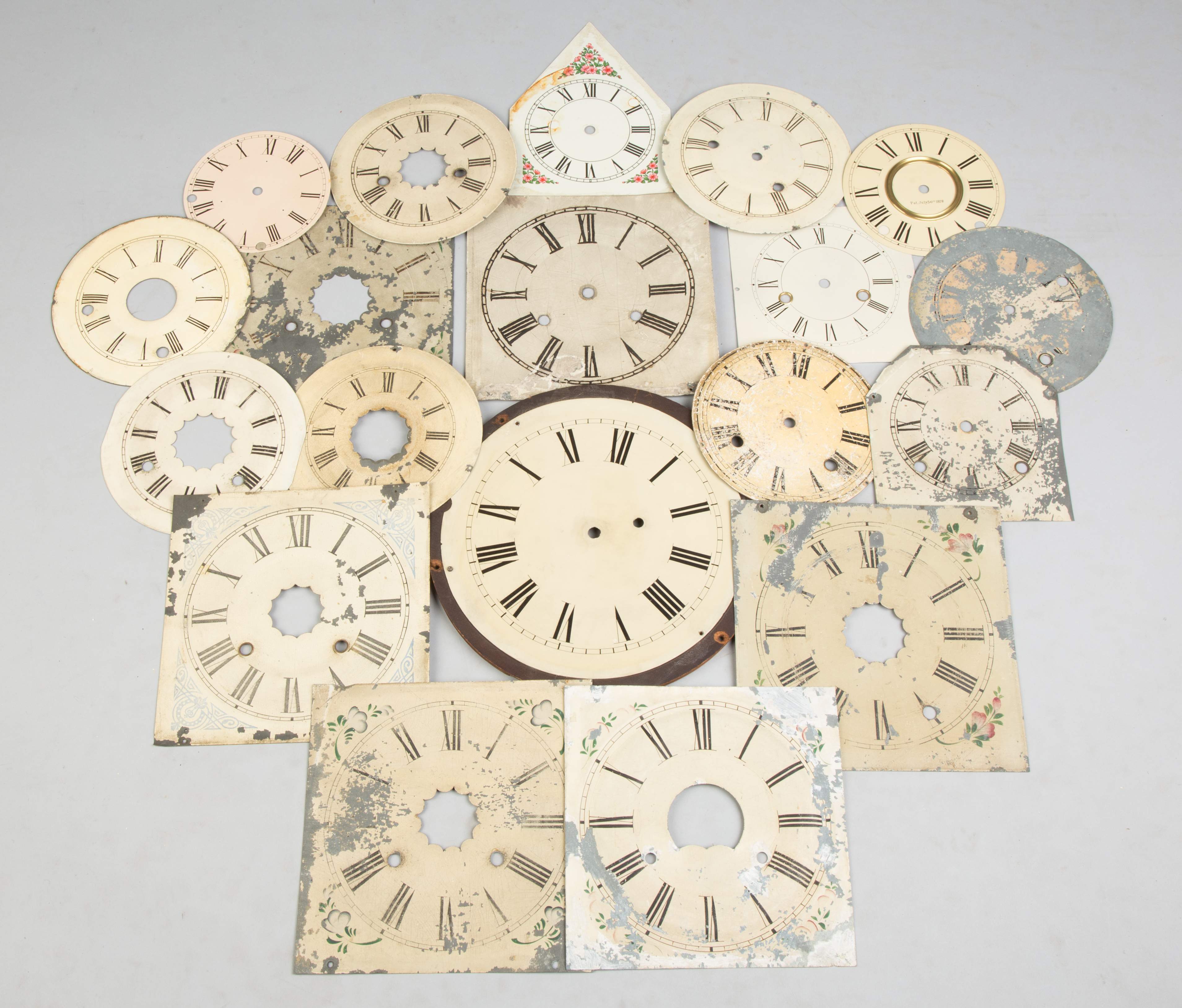 Large Group of Various Clock Dials | Cottone Auctions