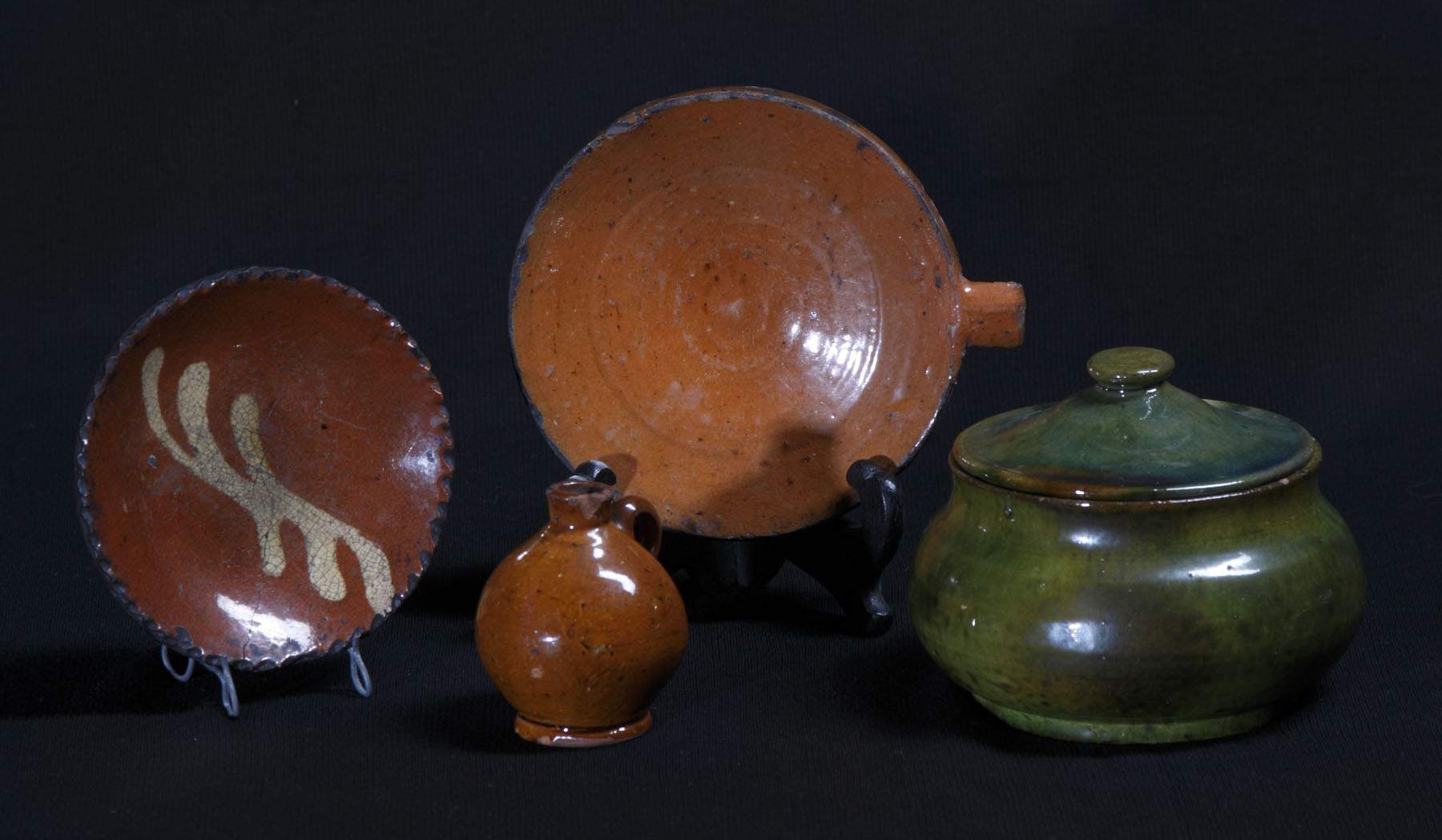 4 Individual Redware Lots | Cottone Auctions
