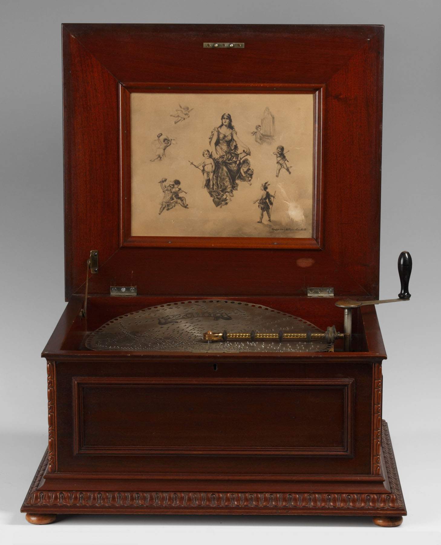 Regina Double Comb, Table Top Music Box | Cottone Auctions