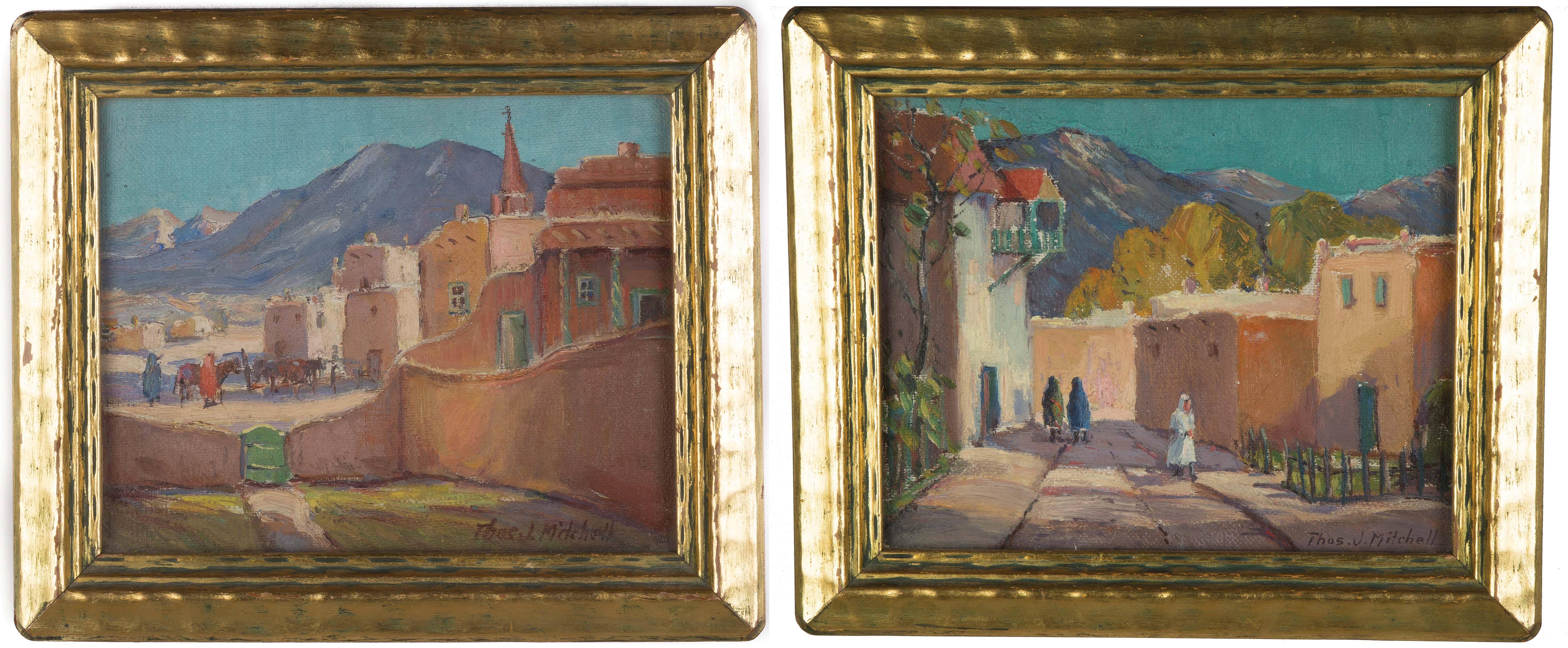 Thomas J. Mitchell (American, 1875-1940) Two Southwest Scenes | Cottone ...