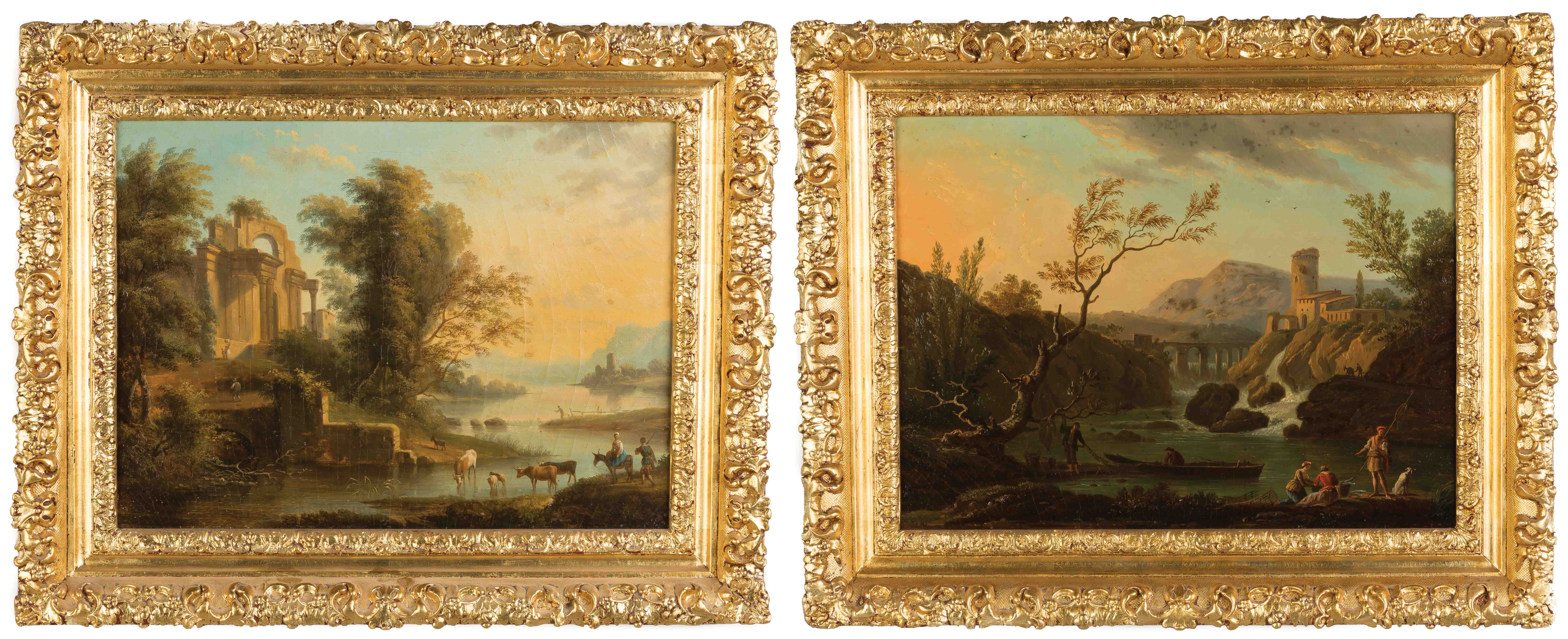 Pair of Old Master's Style Paintings | Cottone Auctions
