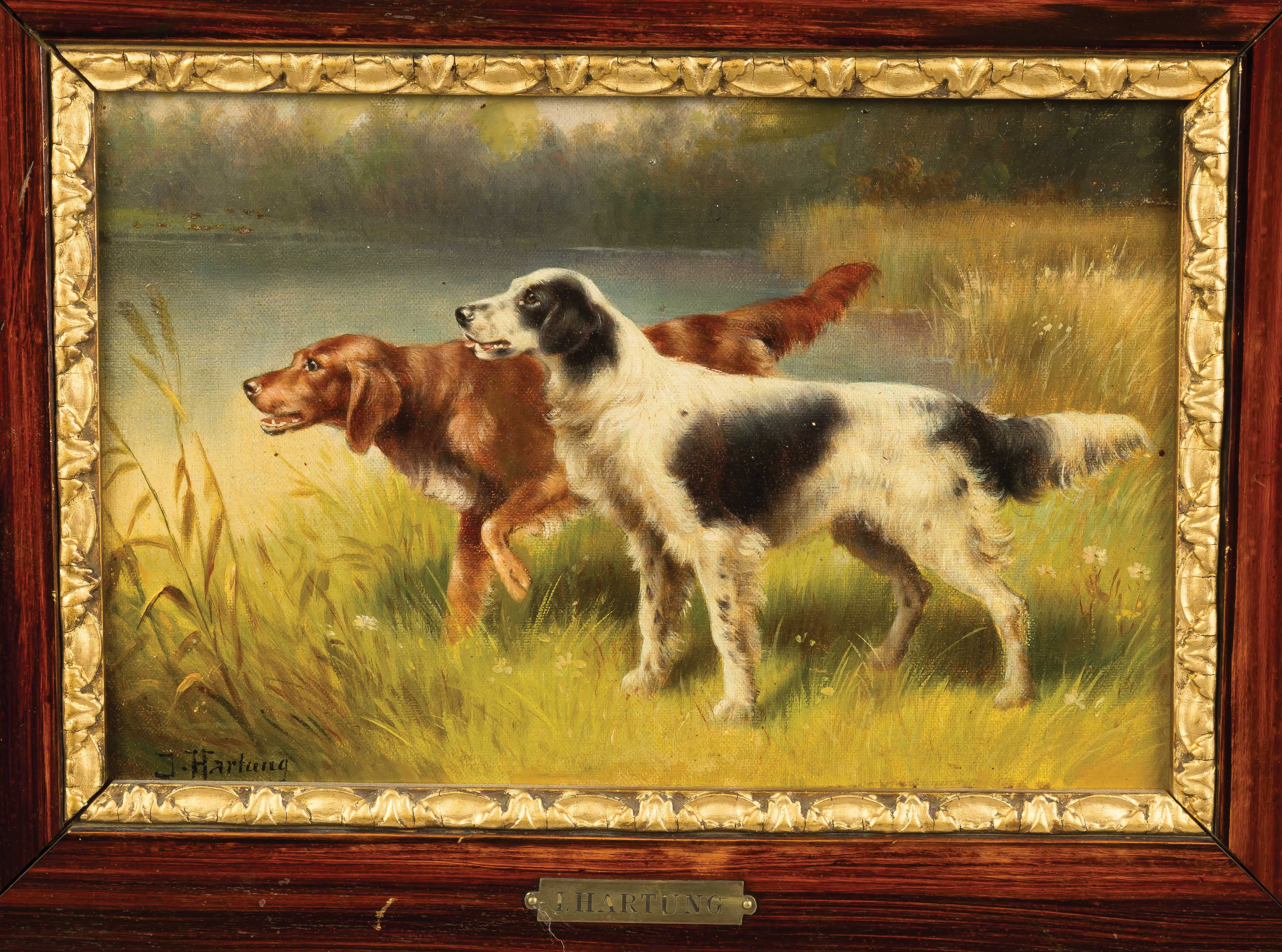Johann Hartung (German) Setters | Cottone Auctions