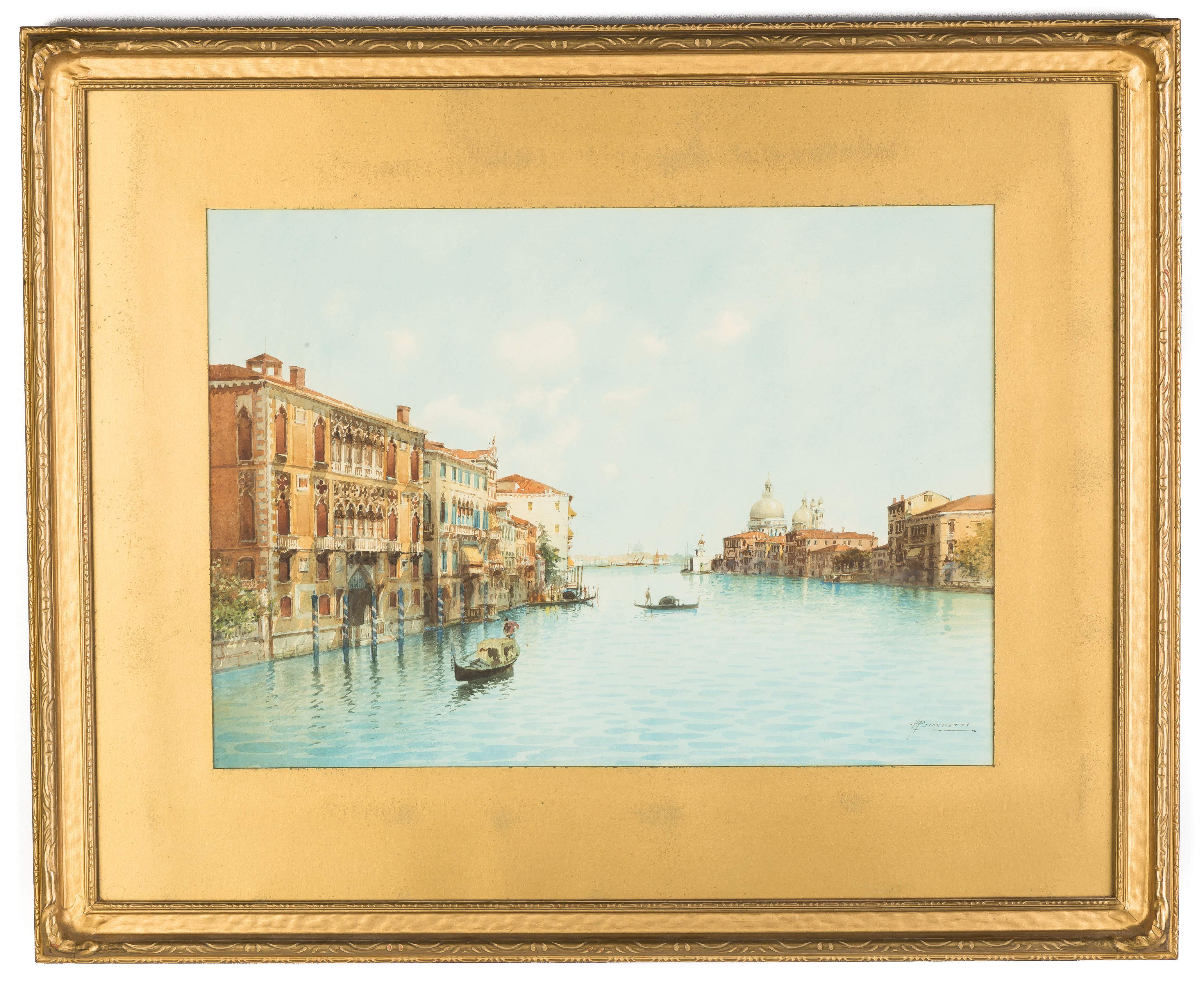 Andrea Biondetti (Italian, 1851 -1946) Venice | Cottone Auctions