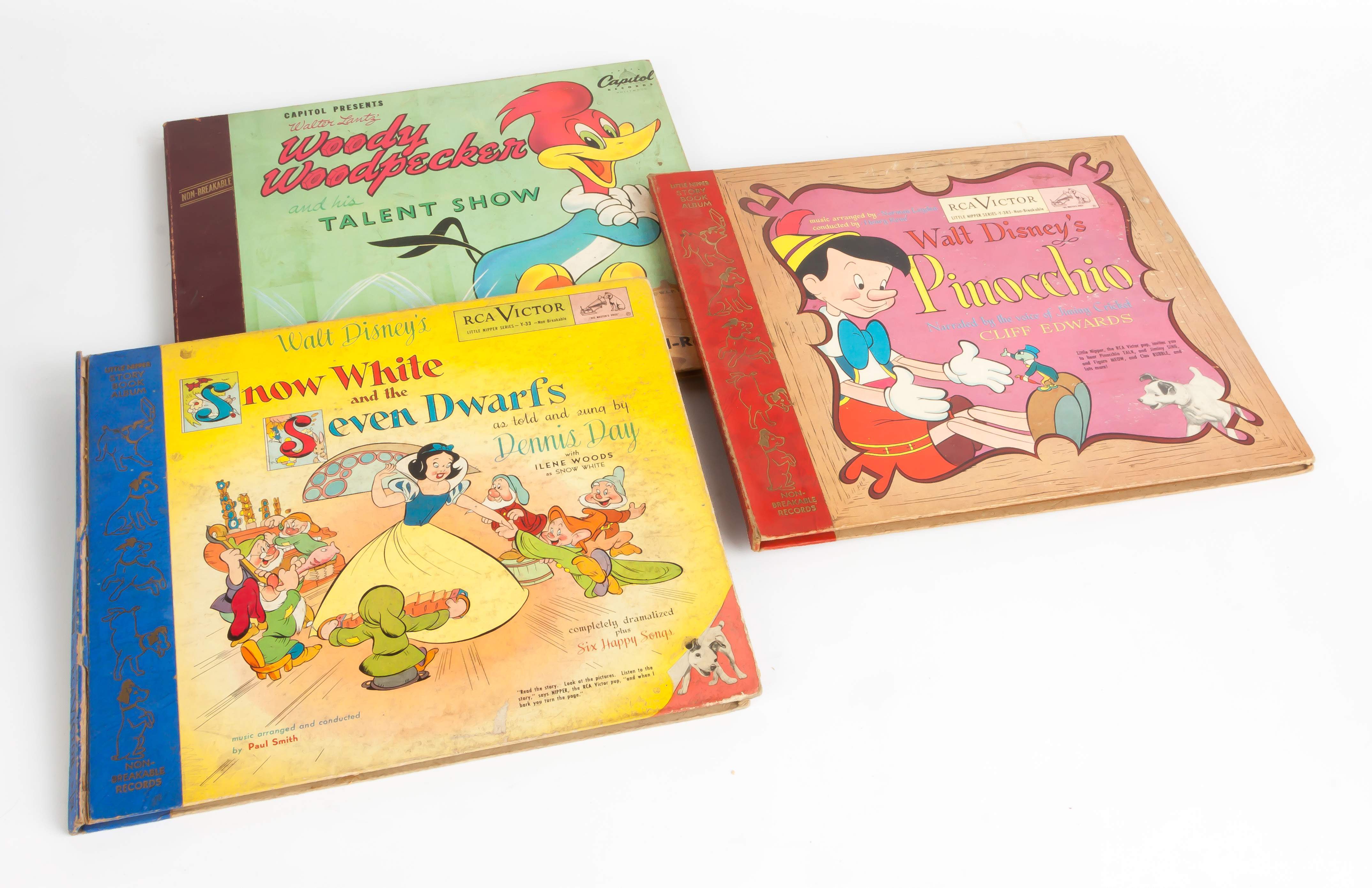 Disney Story Book Records & Various Children's Story Records | Cottone ...