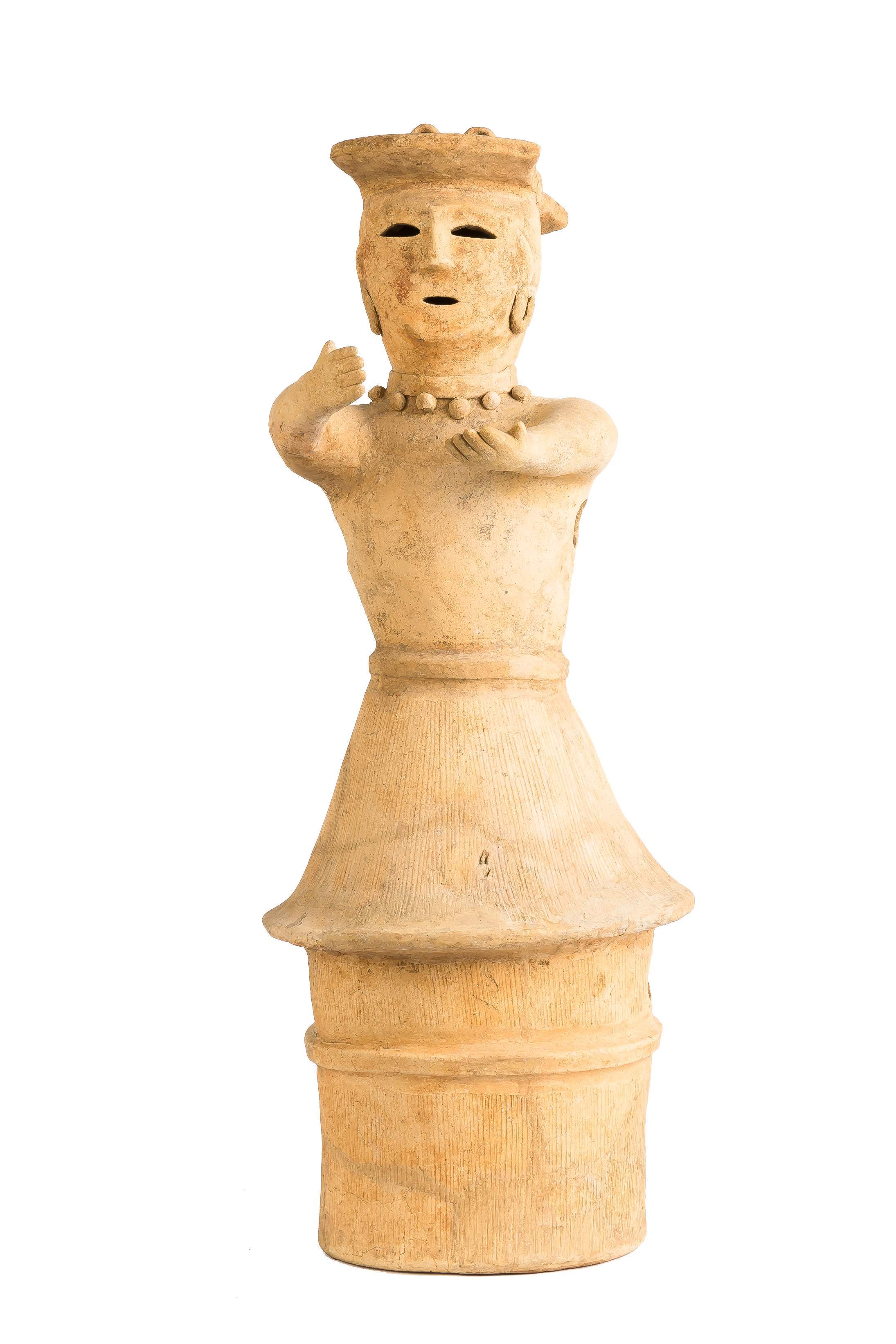 Japanese Female Haniwa Figure | Cottone Auctions