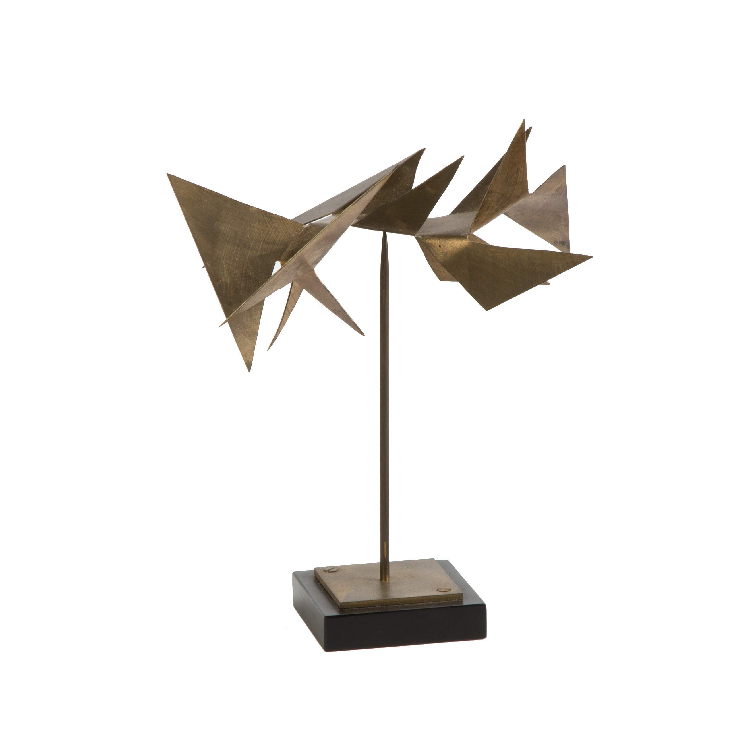 George Rickey (American, 1907-2002) Pivoted Folds/Cubist Thumbpiece ...