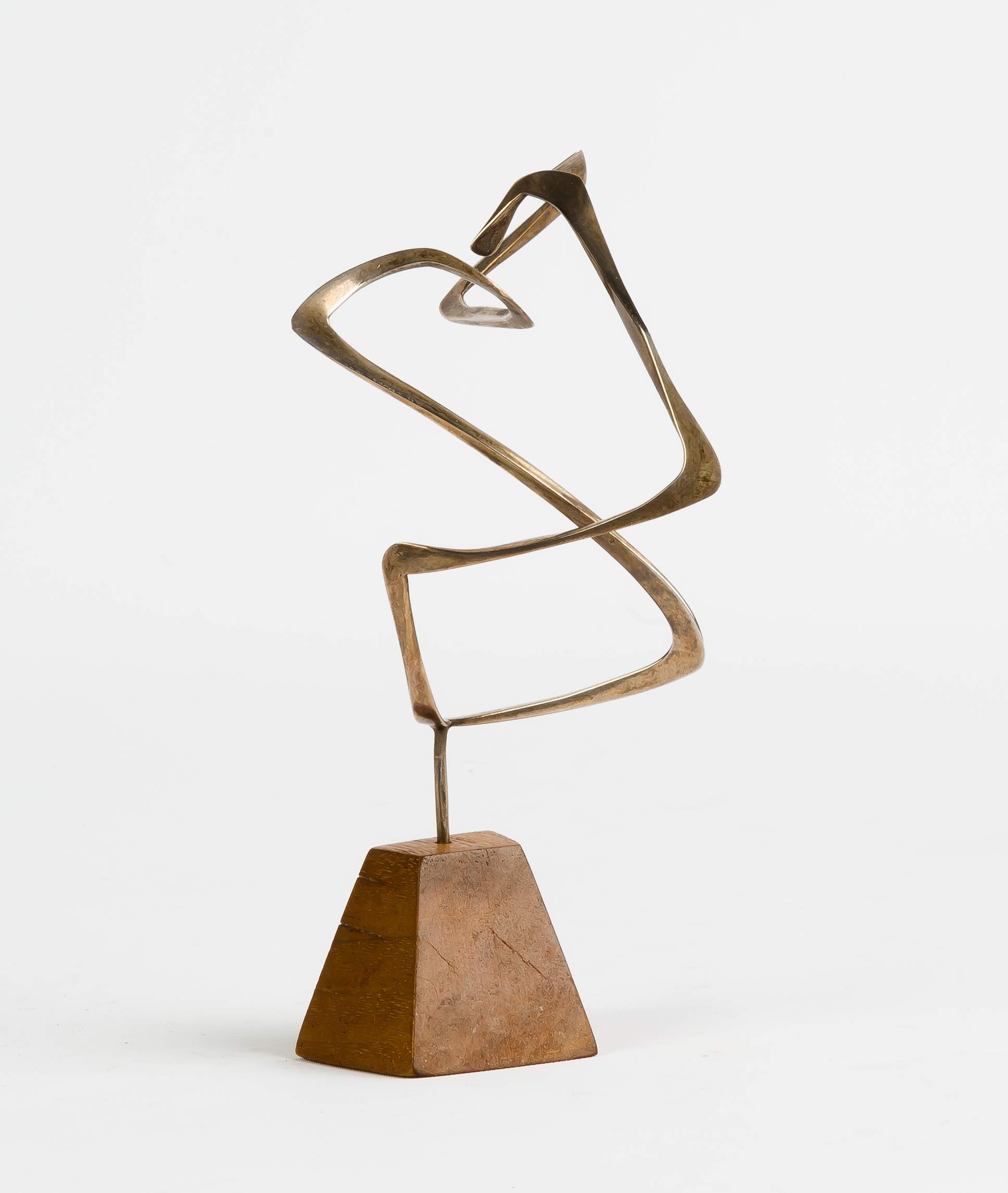 George Rickey (American, 1907-2002) Mounted Silver Spiral | Cottone ...