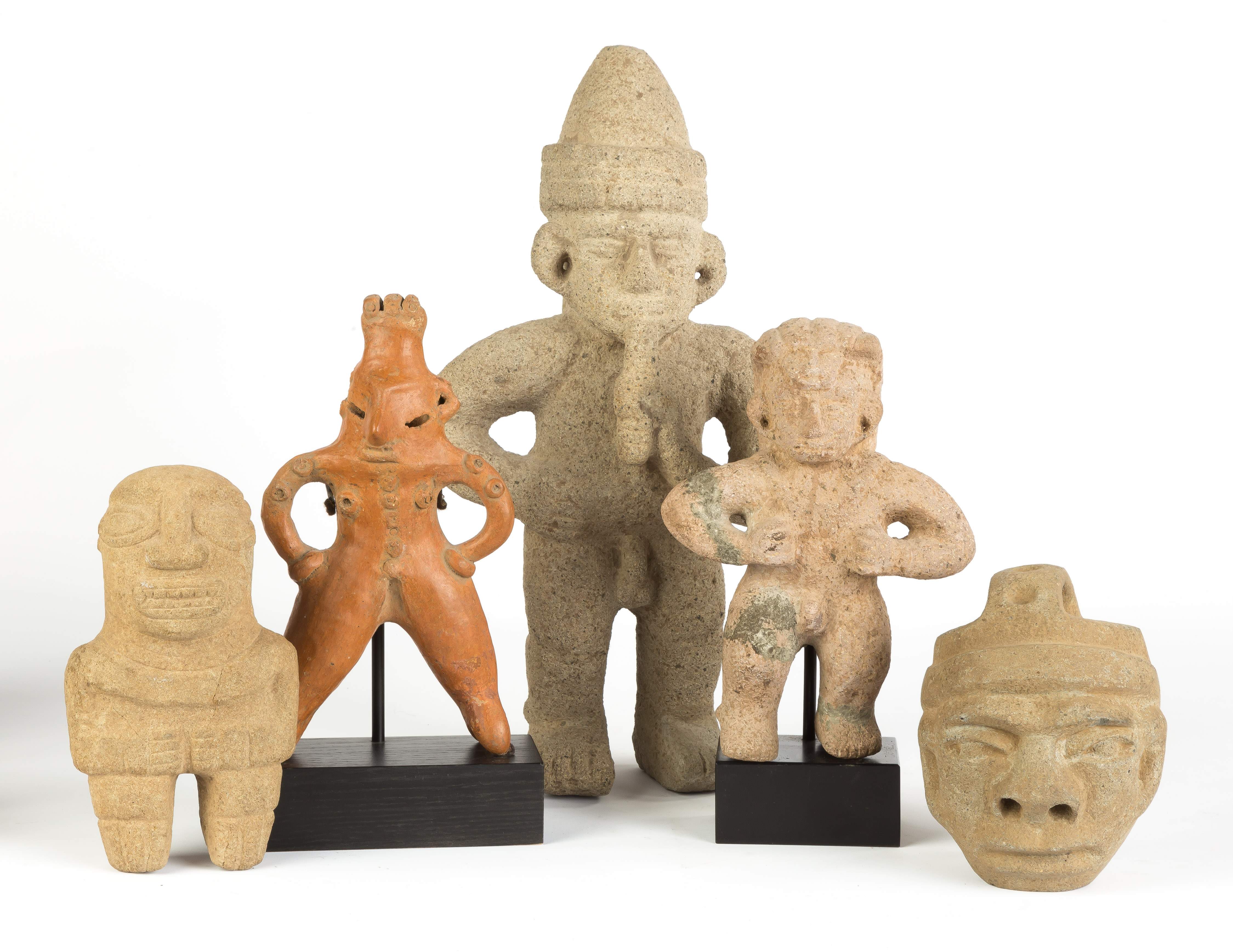 Group of Costa Rican and Mexican Figures | Cottone Auctions