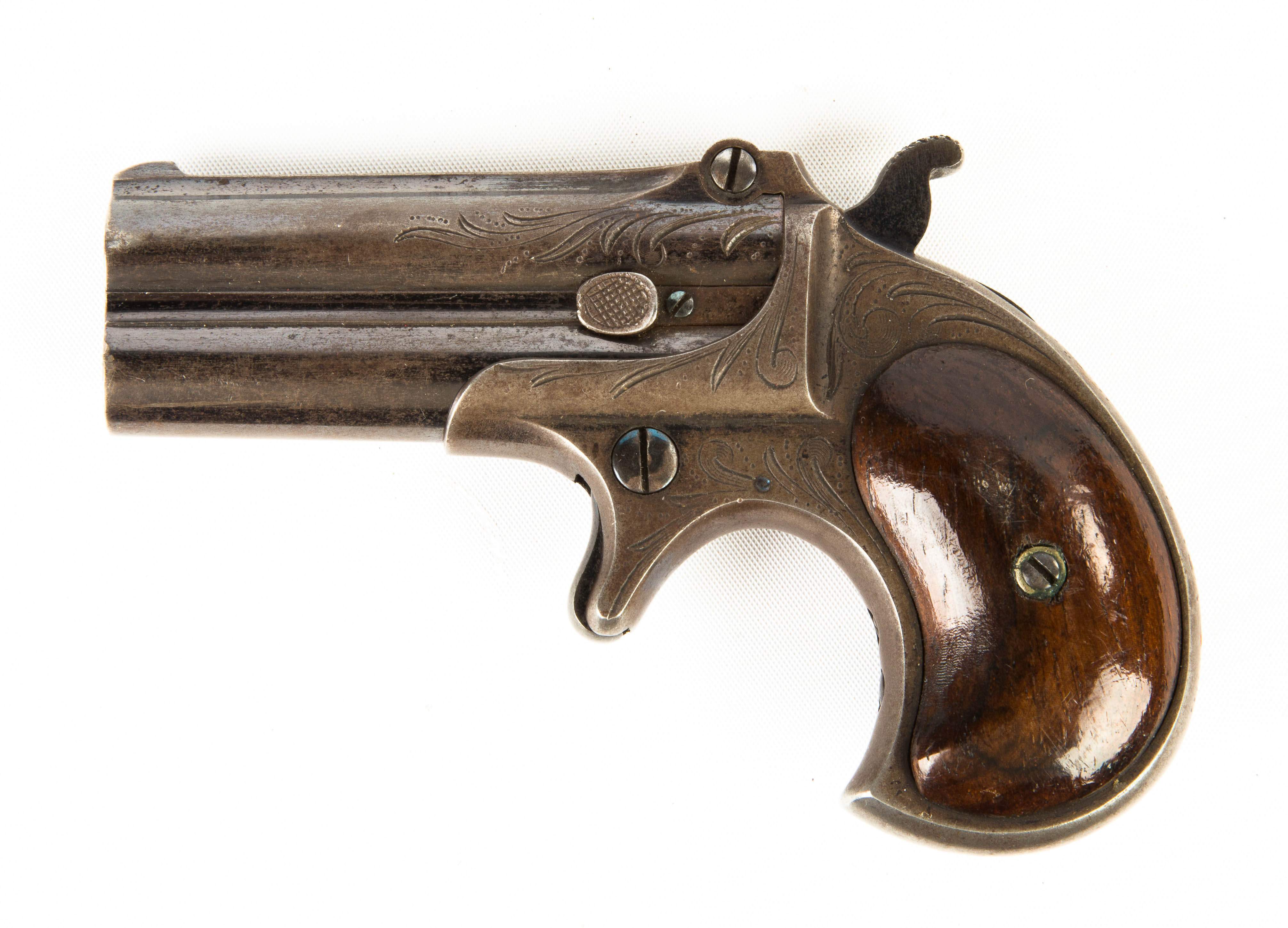 Remington & Sons Elliot's Patent 1865 Over Under Barrel Pistol ...