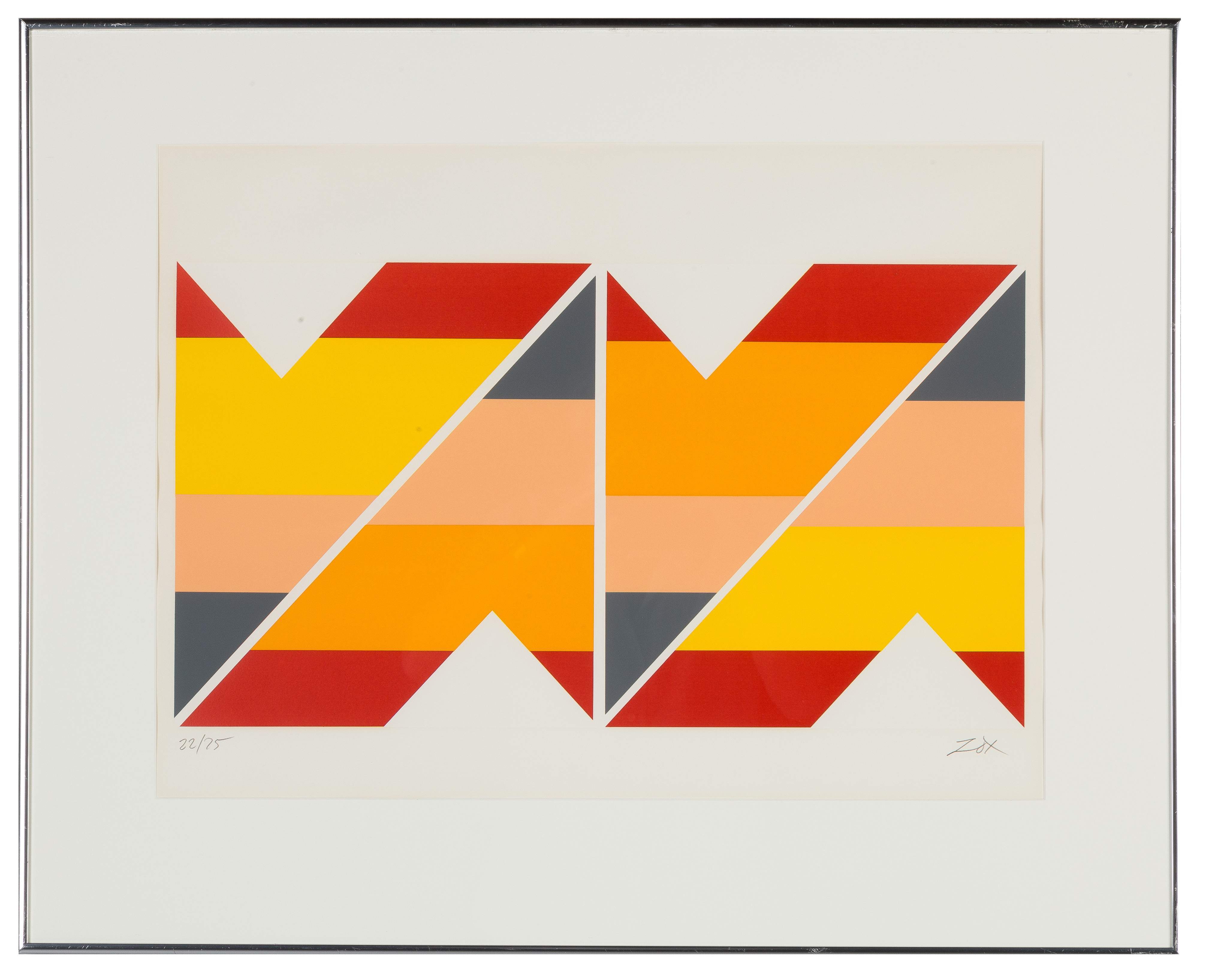 Larry Zox (American, 1936–2006) Screen-print | Cottone Auctions