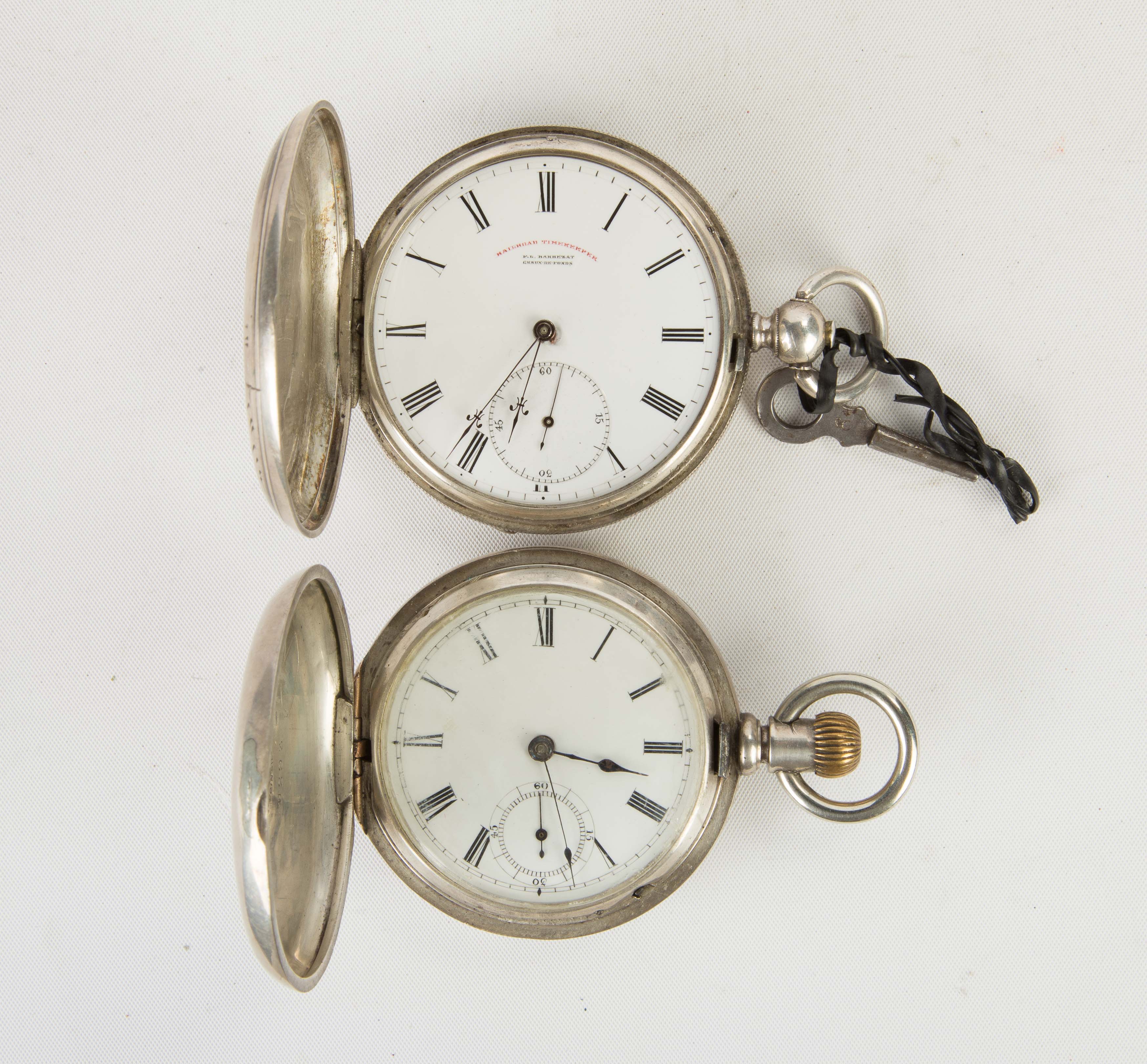 Two Key Wind Silver Pocket Watches | Cottone Auctions