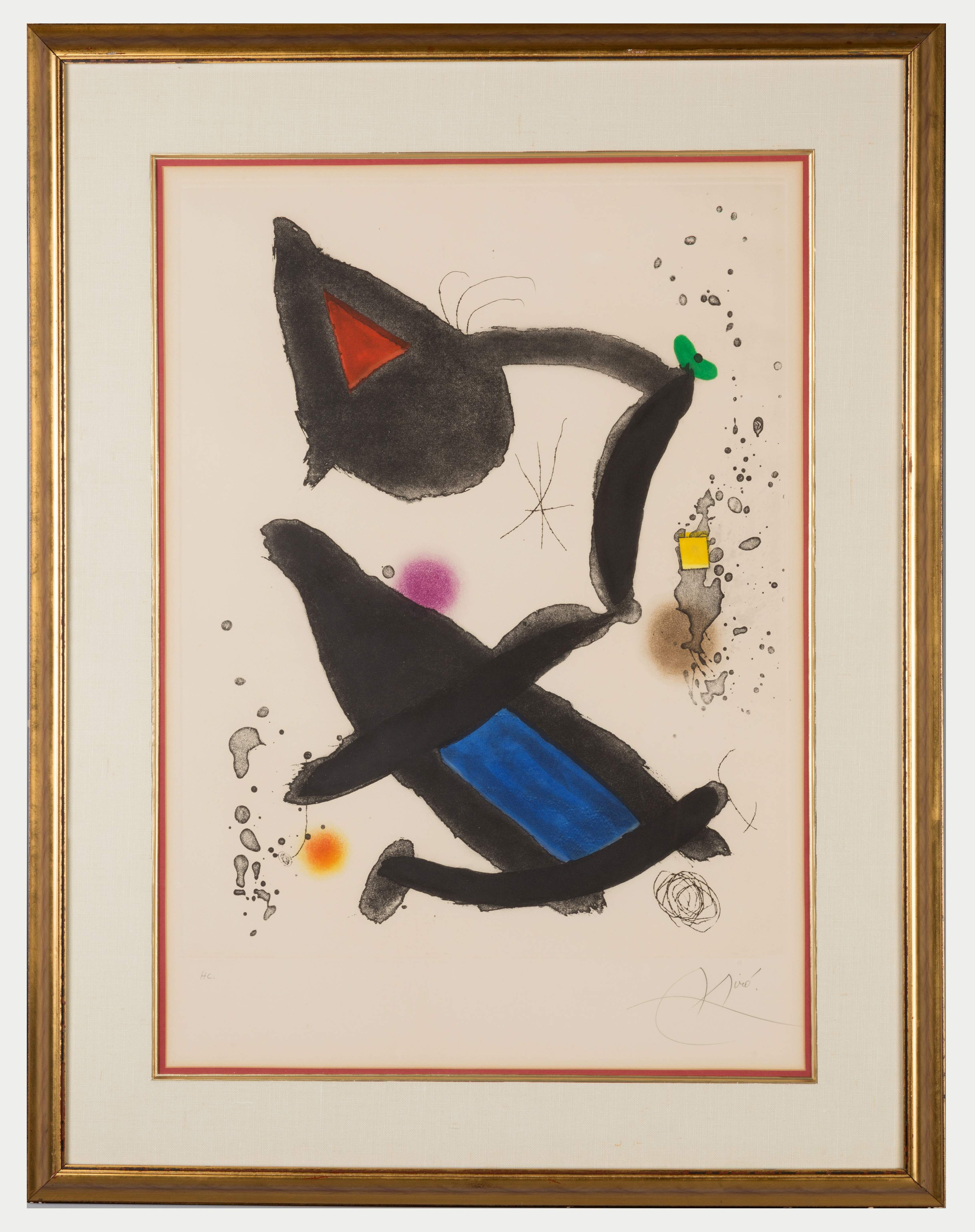 Joan Miro (Spanish, 1893-1983) "Le Roi David" (King David) | Cottone ...