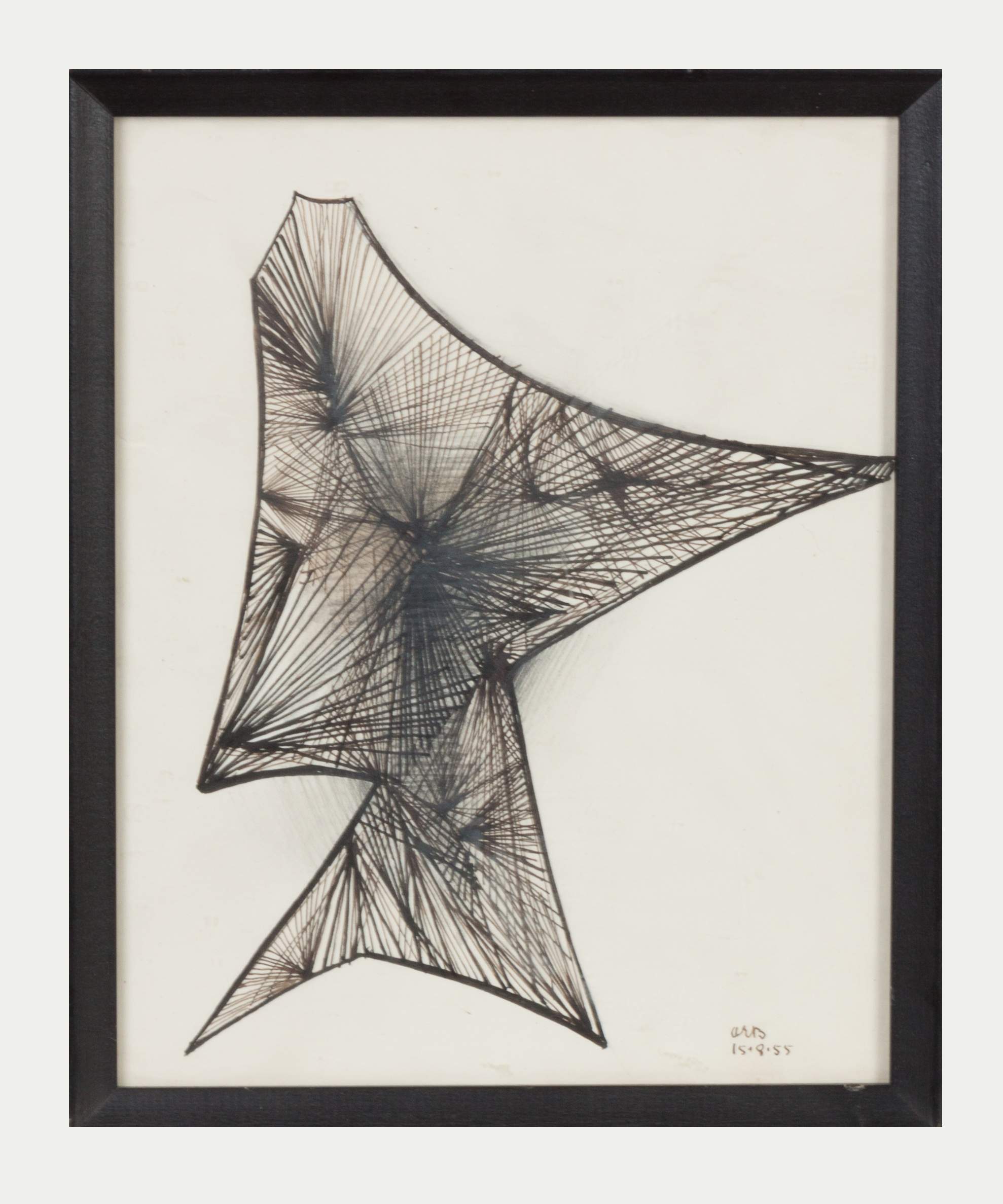 Modern Pen and Ink drawing | Cottone Auctions