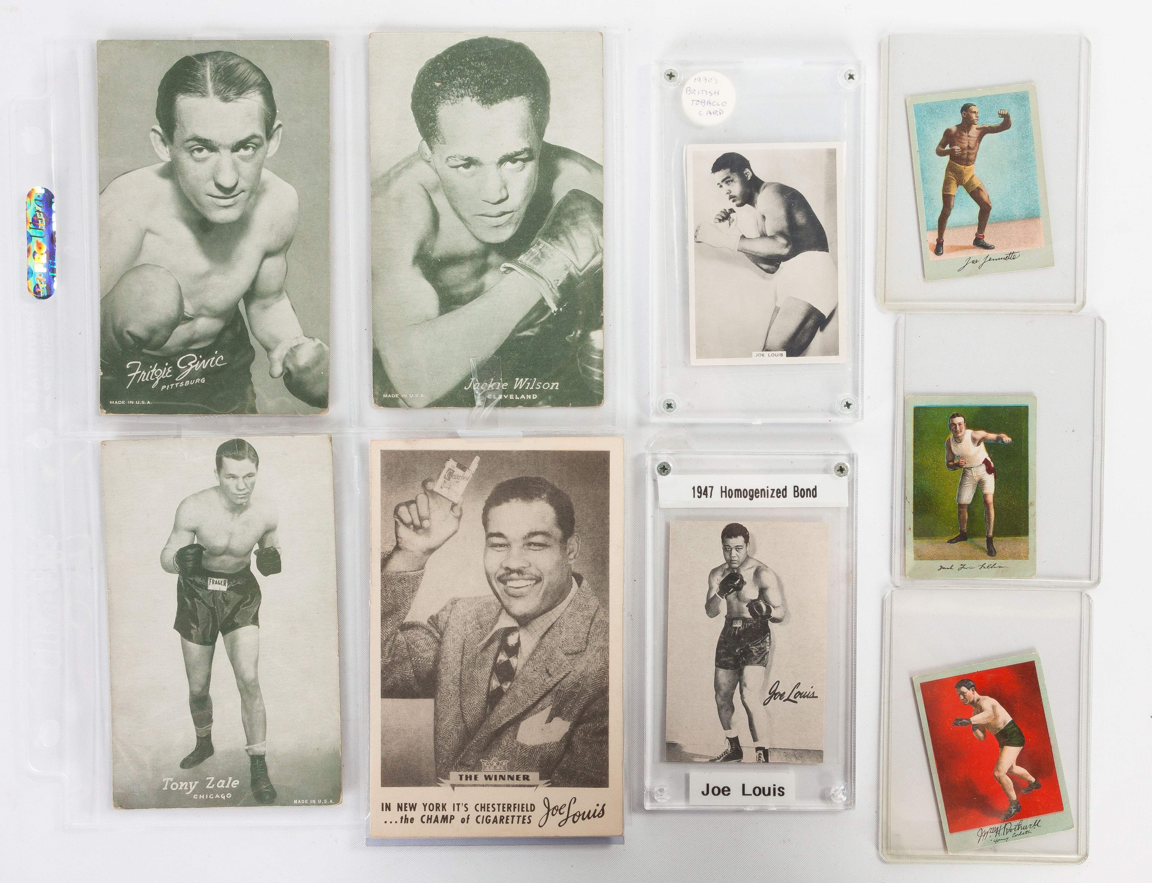 Group of American & British Tobacco Boxing Cards | Cottone Auctions