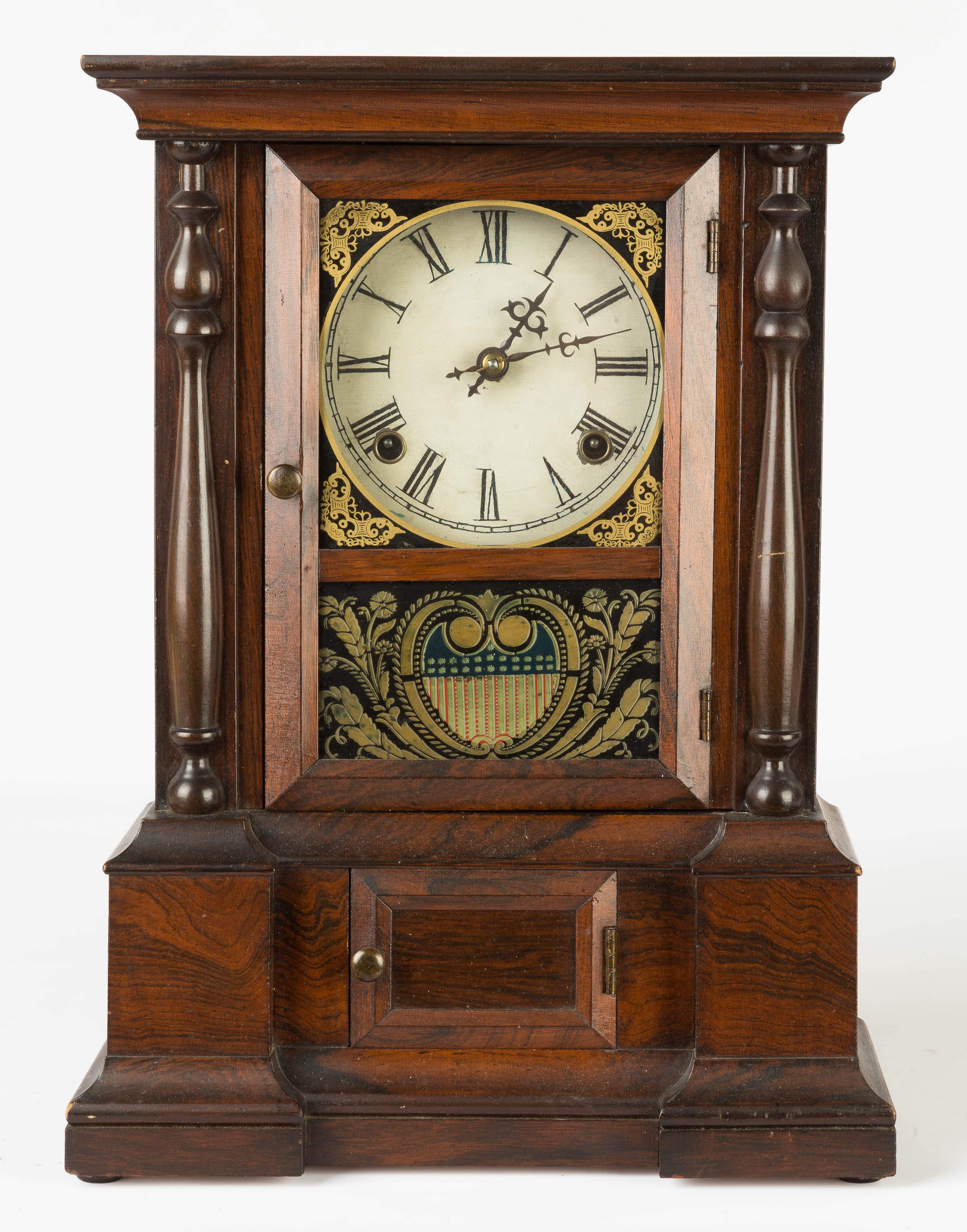 Atkins Clock Co. "London" Model Shelf Clock | Cottone Auctions