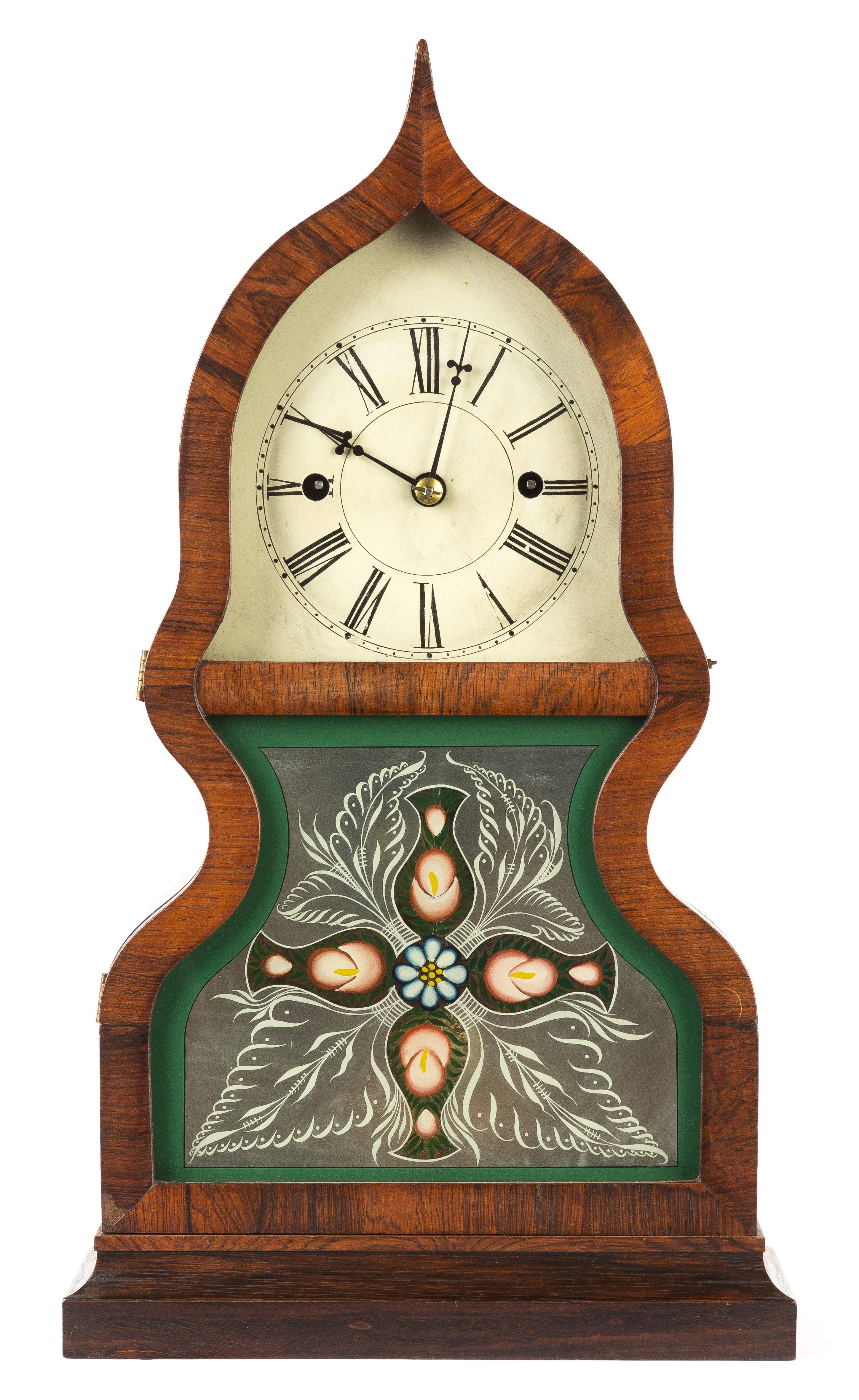 Fine J.C. Brown Acorn Shelf Clock | Cottone Auctions