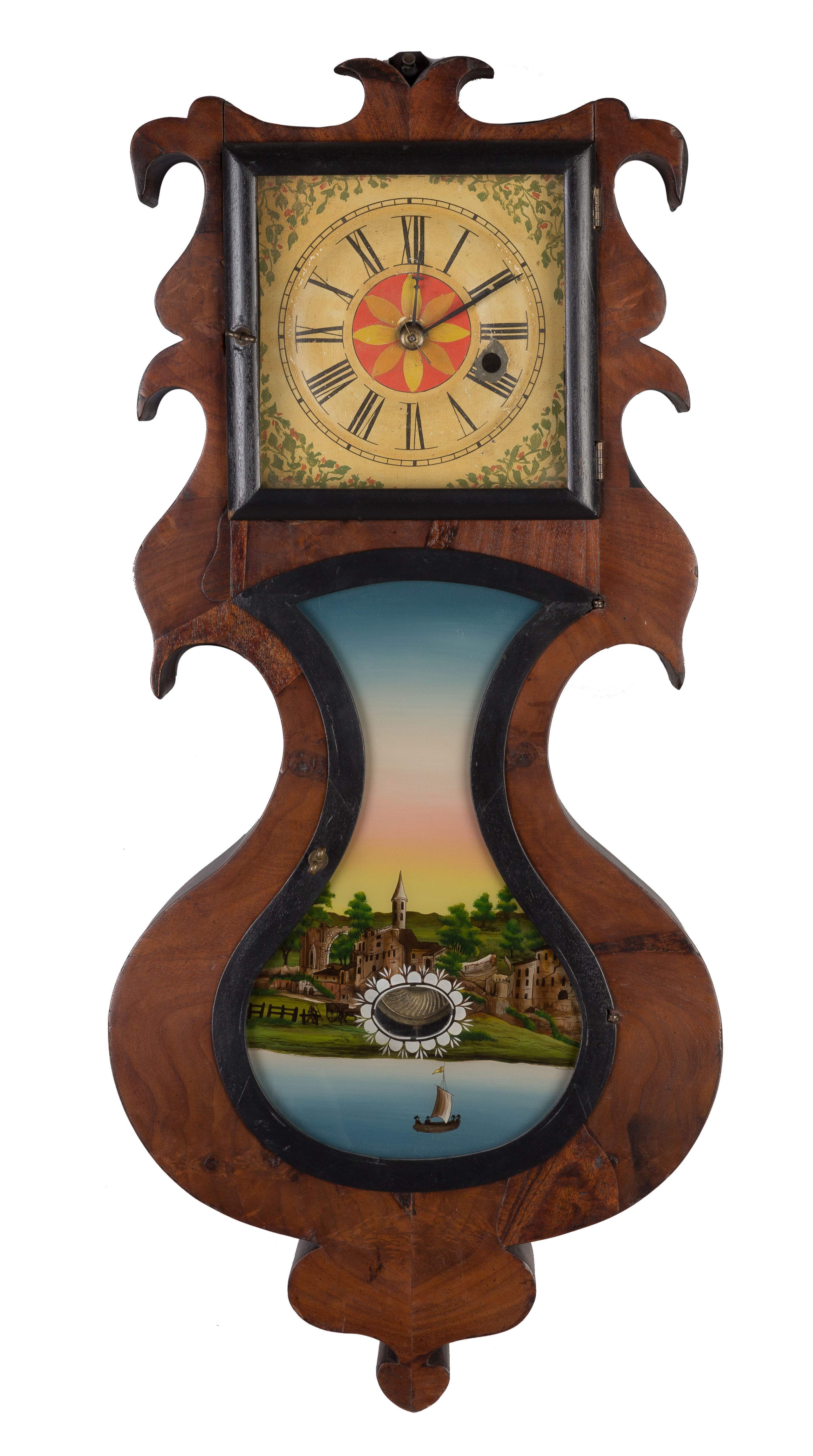 J. C. Brown, Forestville, CT, Acorn Wall Clock | Cottone Auctions