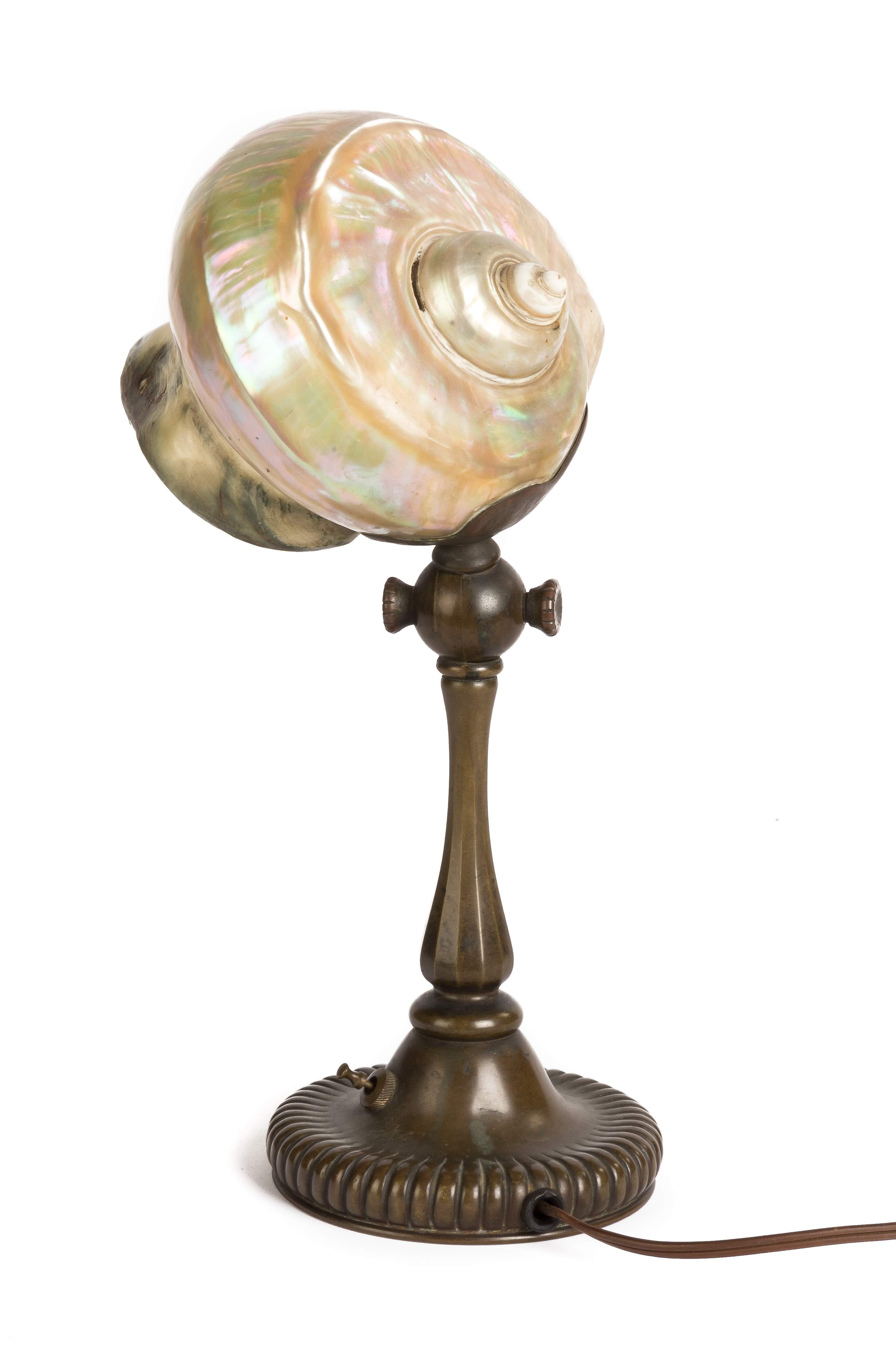Tiffany Studios Nautilus Shell Desk Lamp | Cottone Auctions