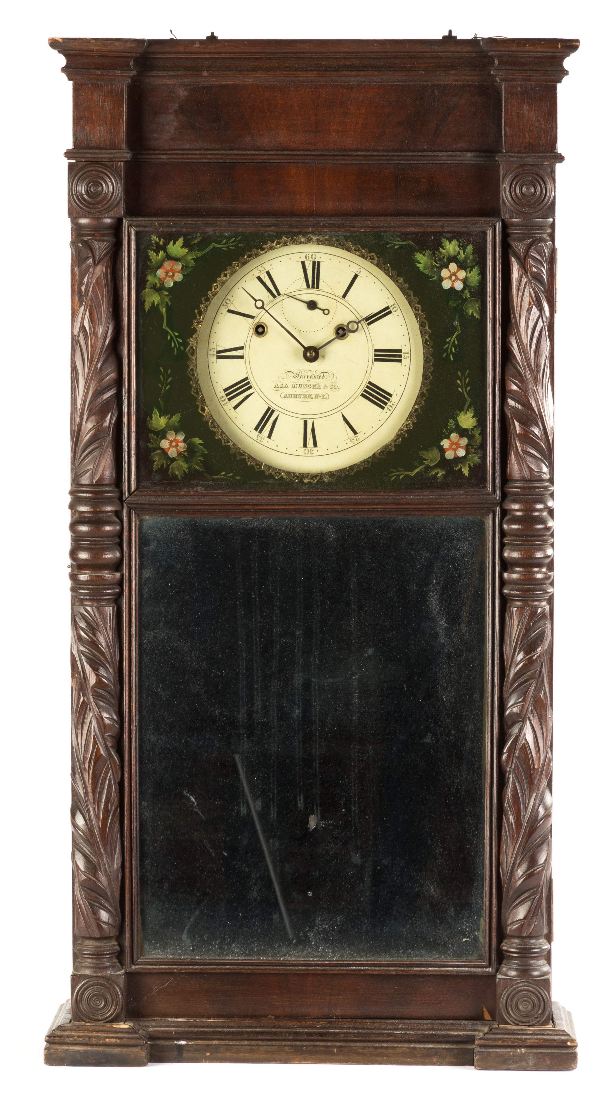 Asa Munger Shelf Clock | Cottone Auctions