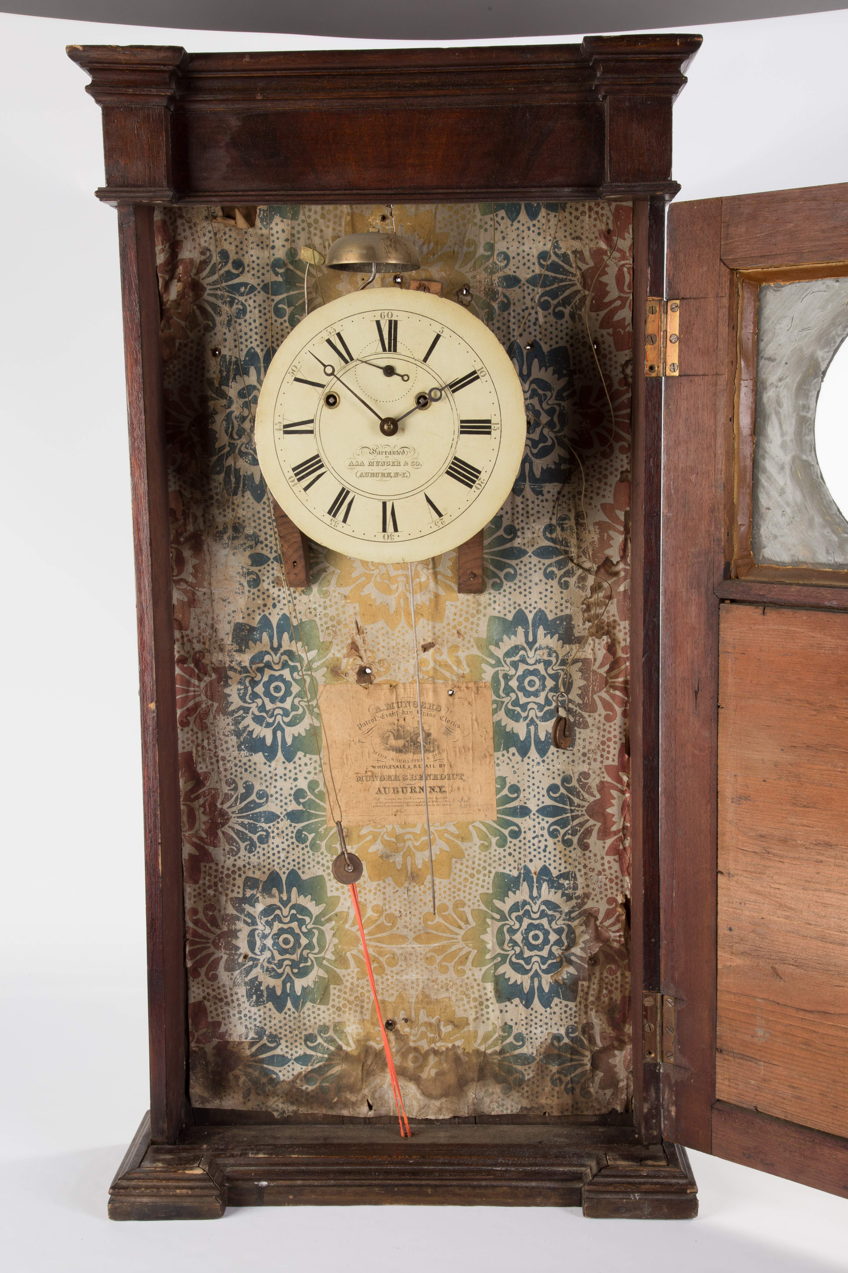 Asa Munger Shelf Clock | Cottone Auctions